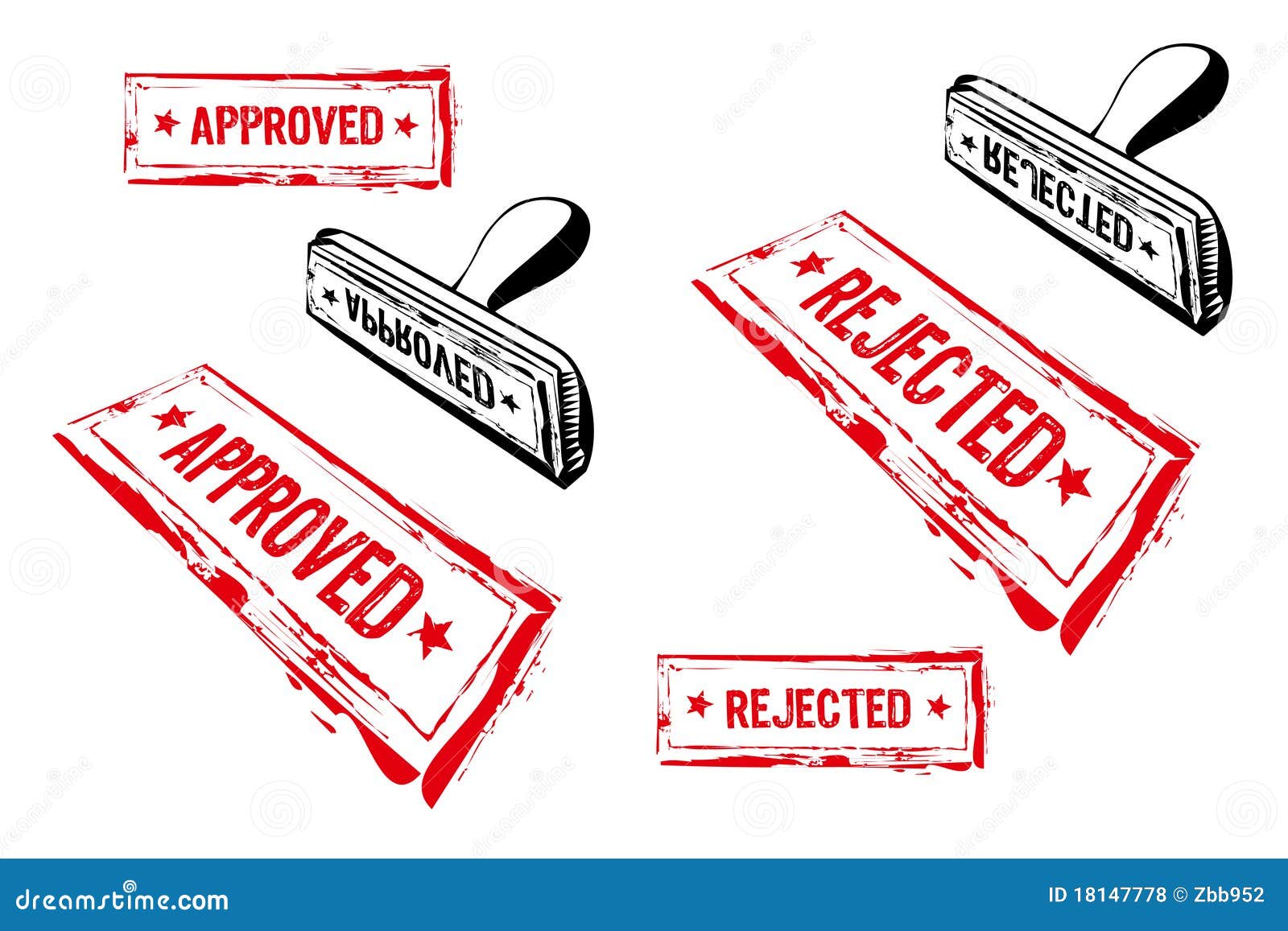 Rejected Rubber Stamp Template Royalty-Free Stock Photography ...