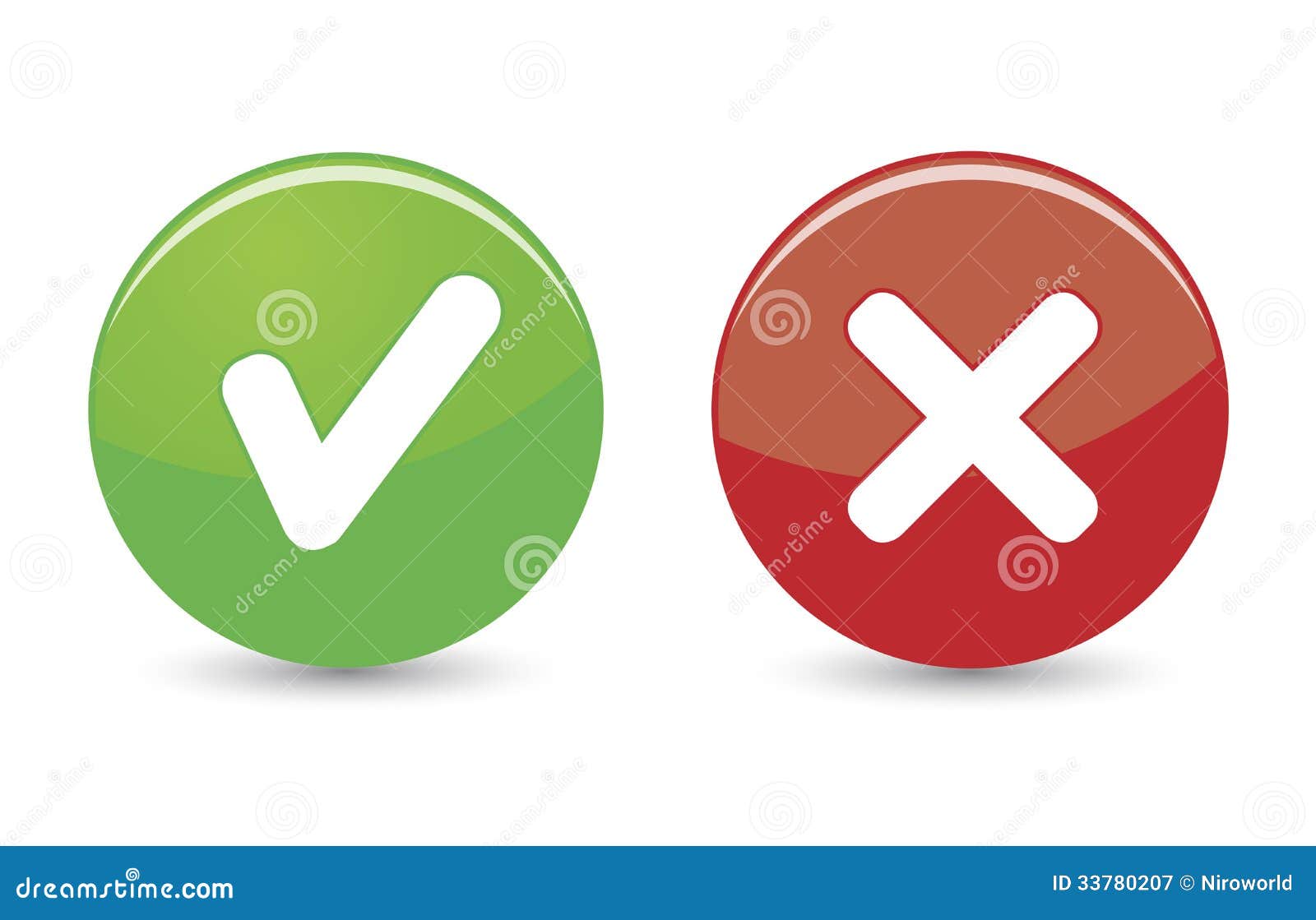 Approved Rejected Web Icons Stock Vector - Illustration of cross ... Approved Rejected Web Icons Stock Vector - Illustration of cross ...
