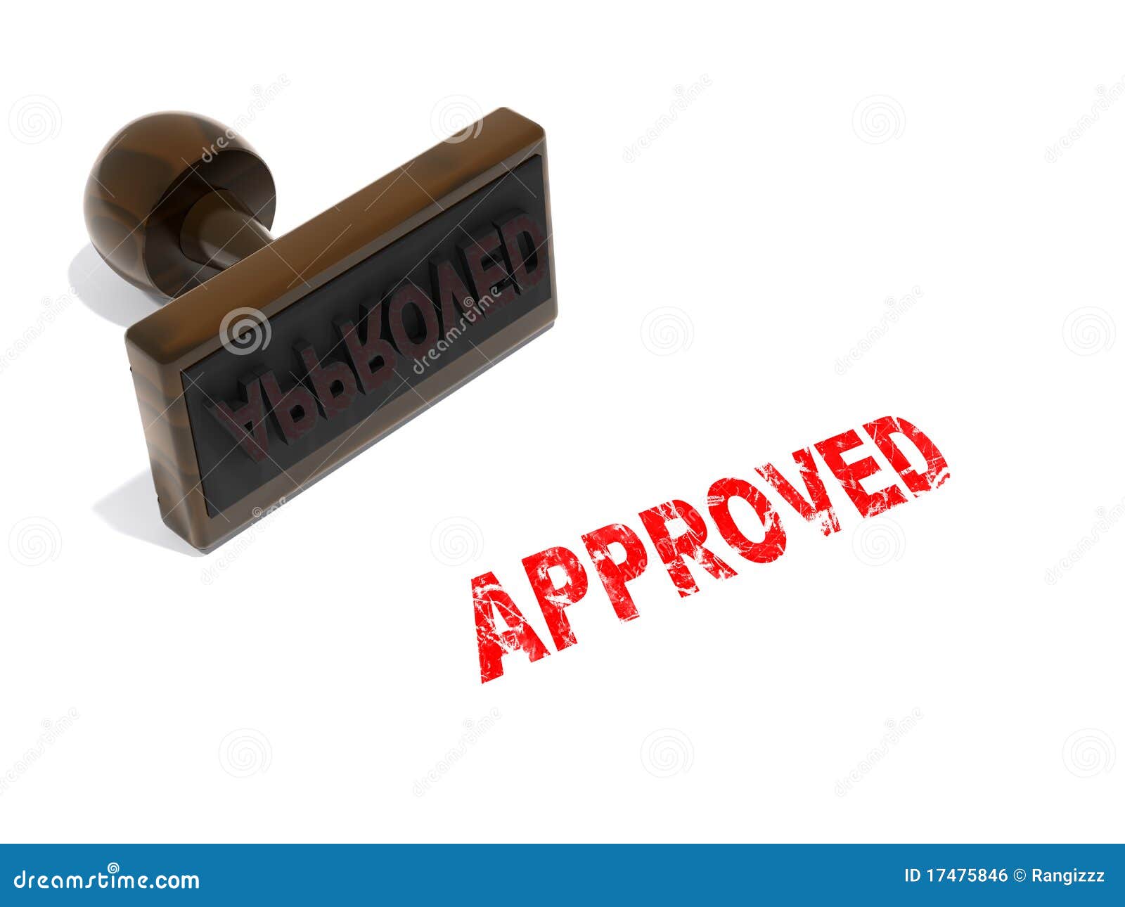 Approved Rubber Ink Stamp Royalty-Free Stock Image | CartoonDealer.com ...