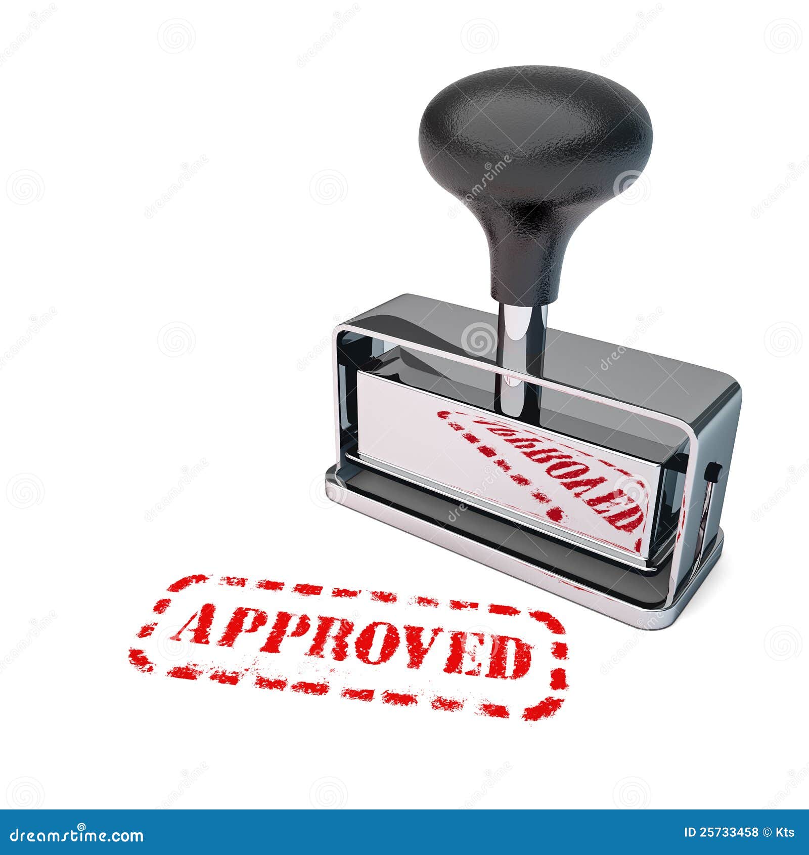 Approved Rubber Stamp stock illustration. Illustration of achievement ...