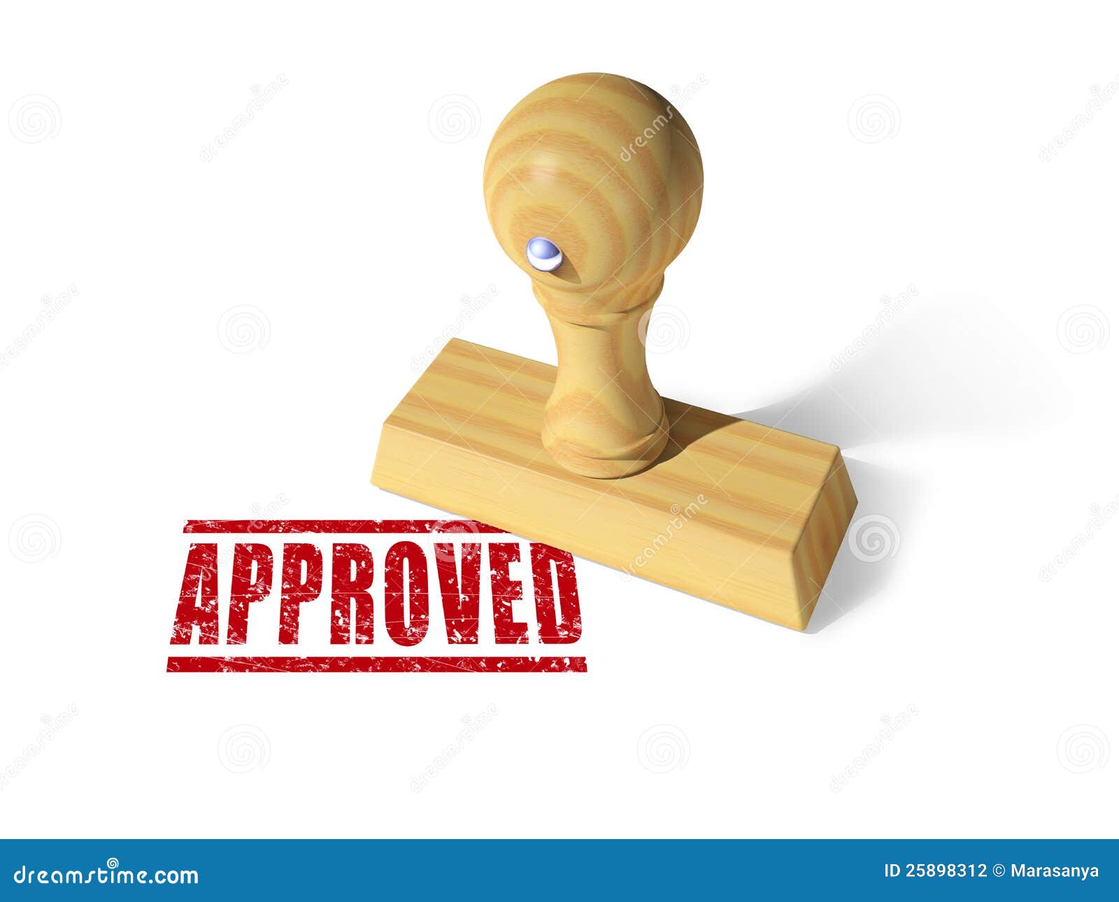 Approved rubber stamp stock illustration. Illustration of approve ...