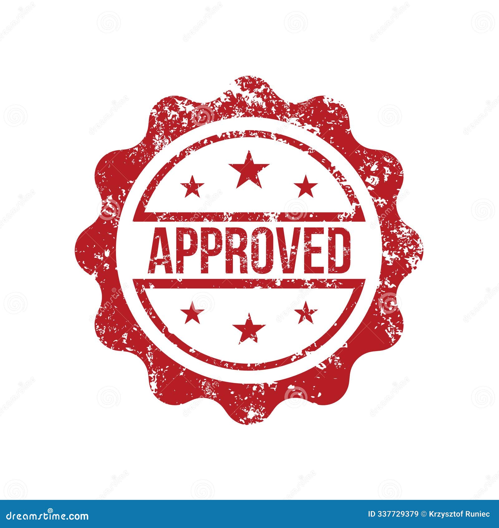 Approved rubber stamp stock illustration. Illustration of ribbon ...