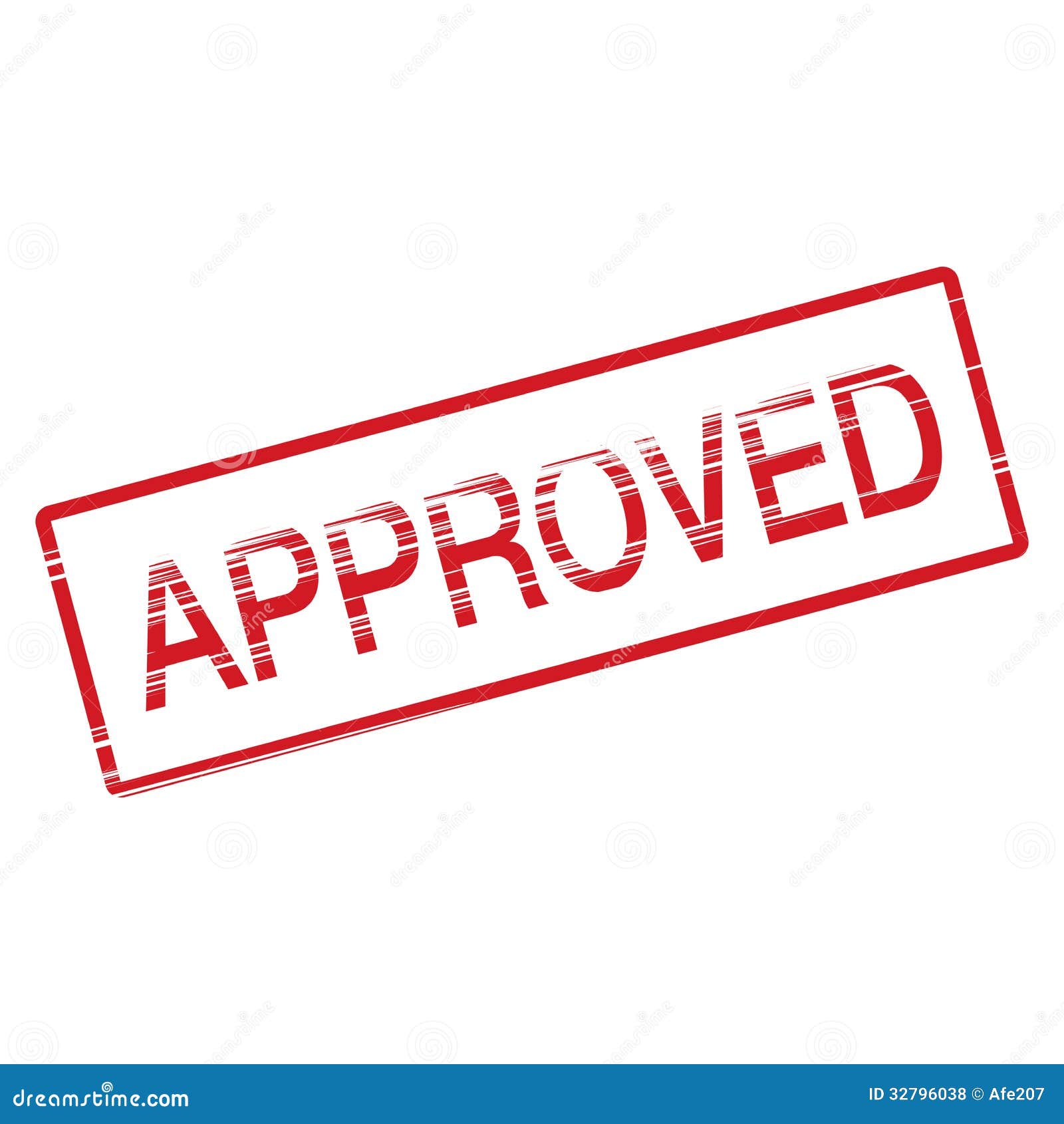 Approved rubber stamp red stock vector. Illustration of rubber - 32796038