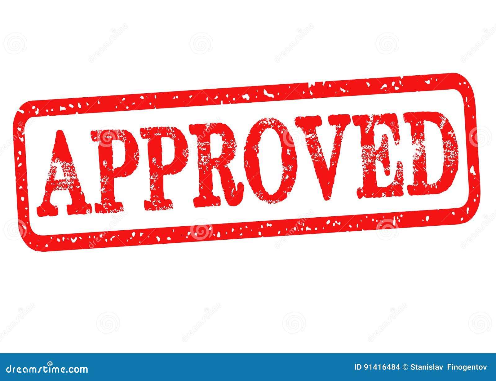 Approved Rubber Stamp with Red Text Isolated on White Background ...