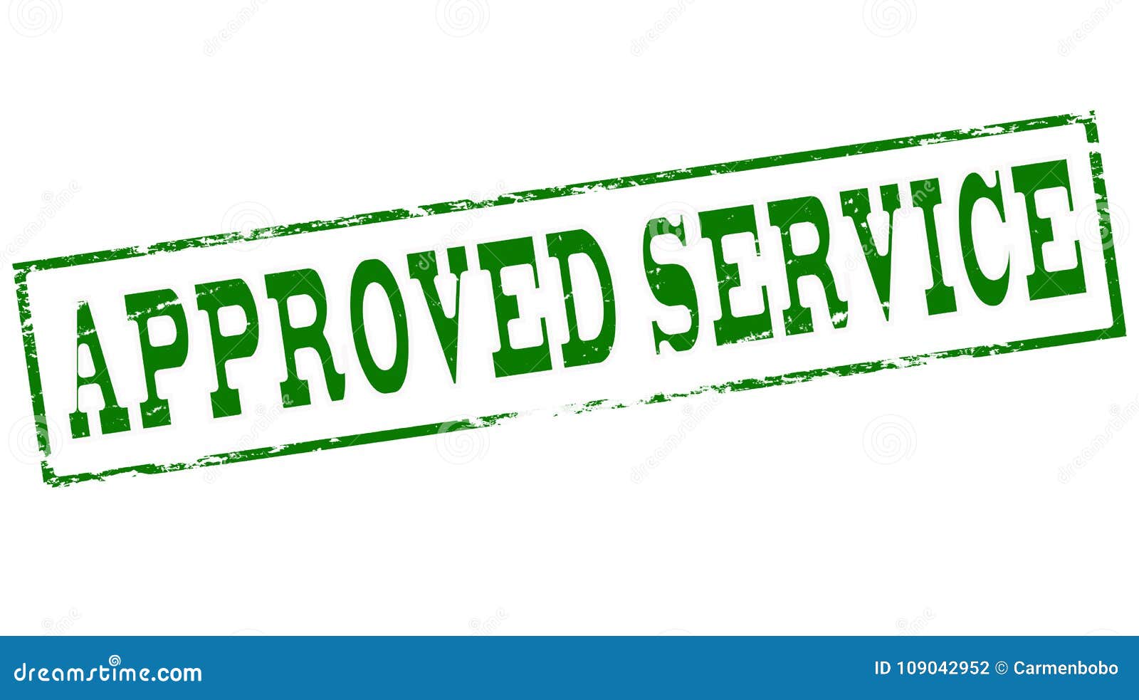 Approved service stock illustration. Illustration of employ - 109042952