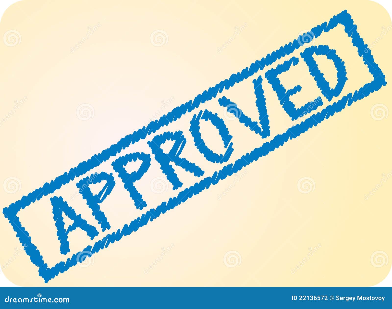 Approved sign stock vector. Illustration of official - 22136572