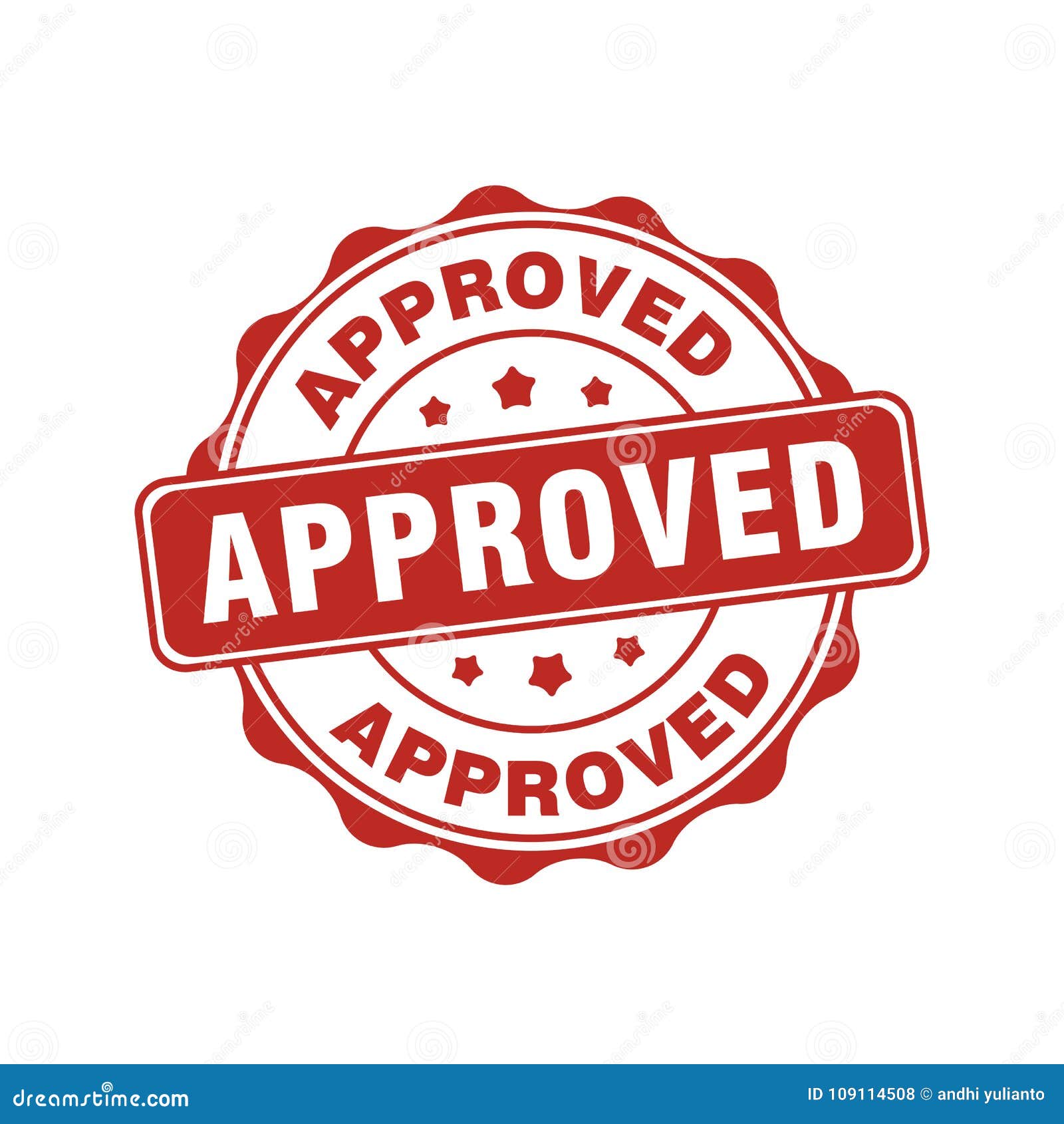 Approved Sign Label Marker Vector Design Stock Illustration ...