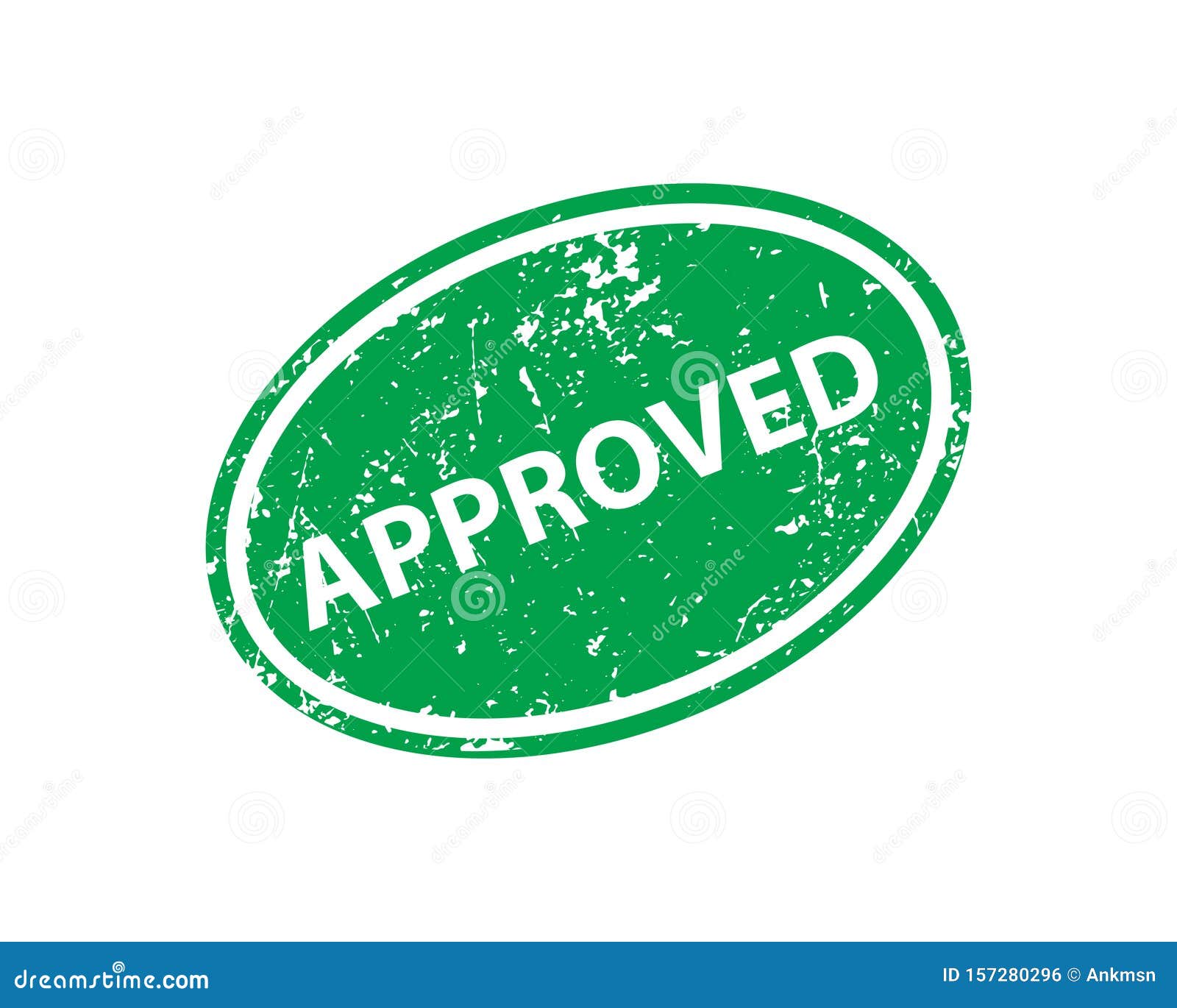 Approved Sign Sticker. Stamp Vector Texture. Stock Vector ...