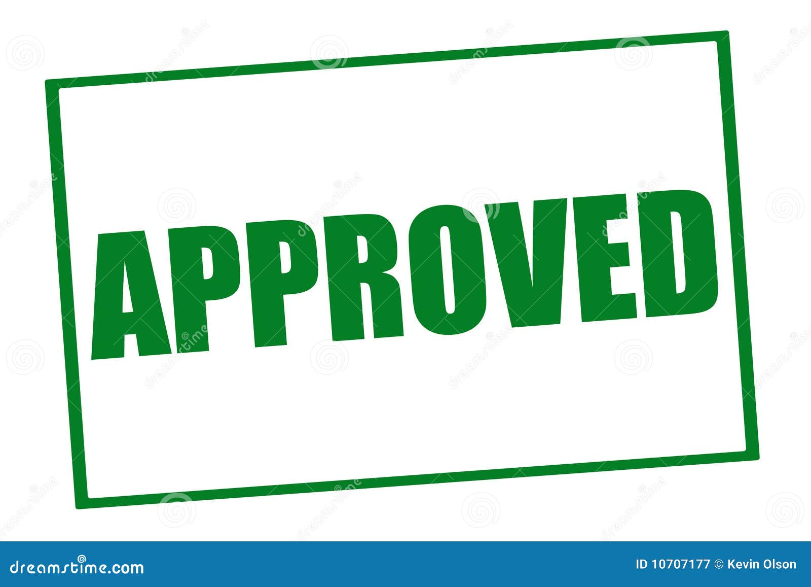 Approved Stamp Royalty-Free Stock Photo | CartoonDealer.com #10707177