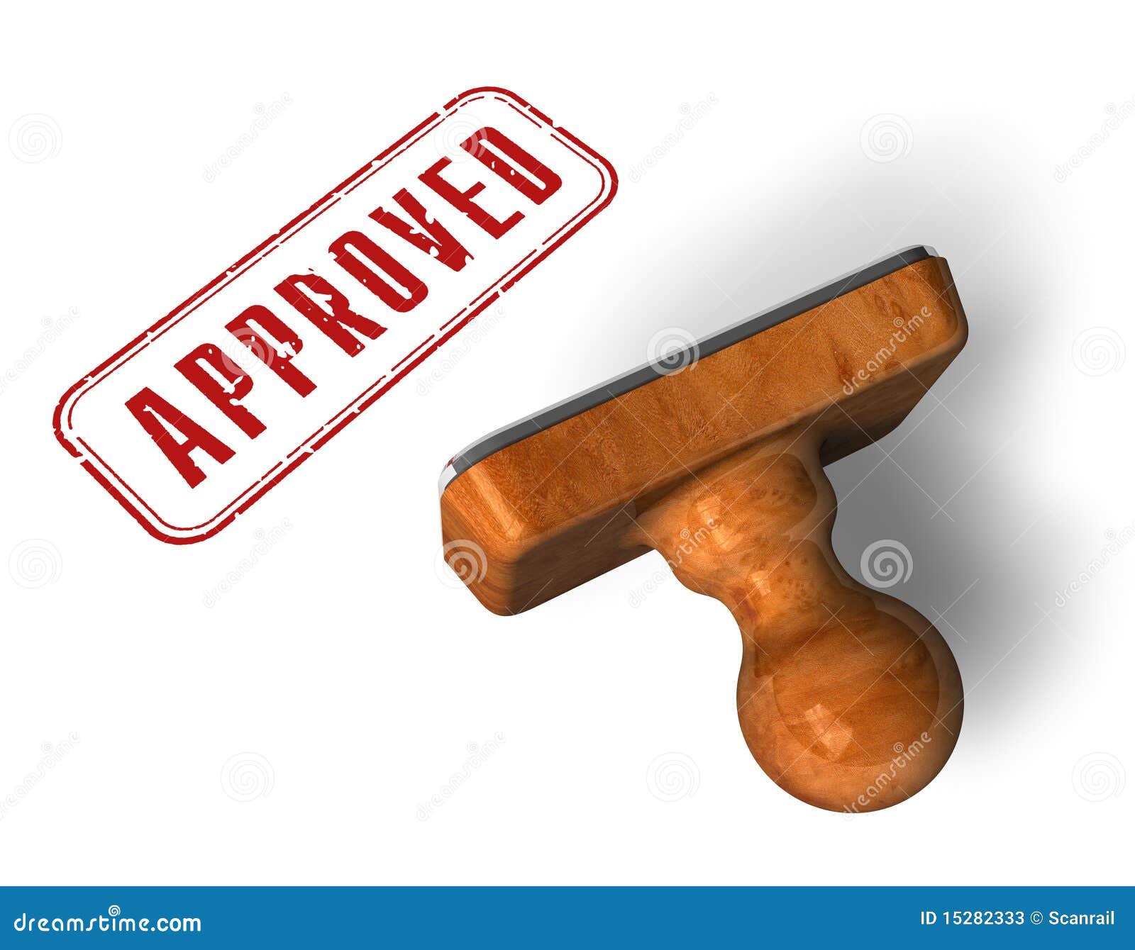 Approved Stamp Royalty-Free Stock Photography | CartoonDealer.com #24692549