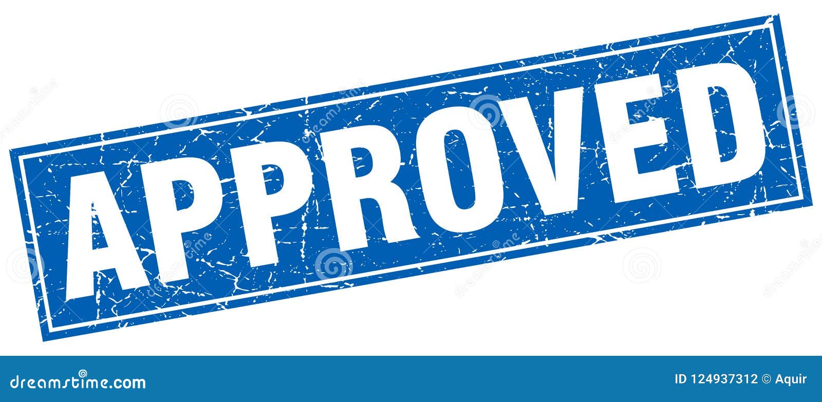 Approved stamp stock vector. Illustration of insignia - 124937312