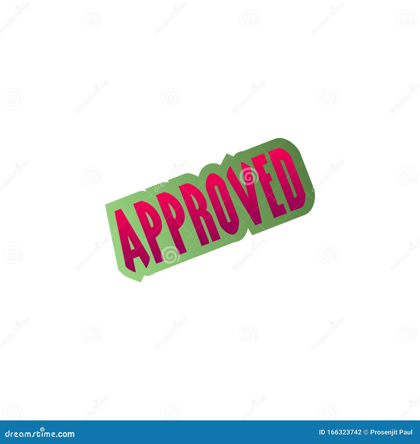 Approved, Stamp,colorful Approved Sign Stock Vector - Illustration of ...