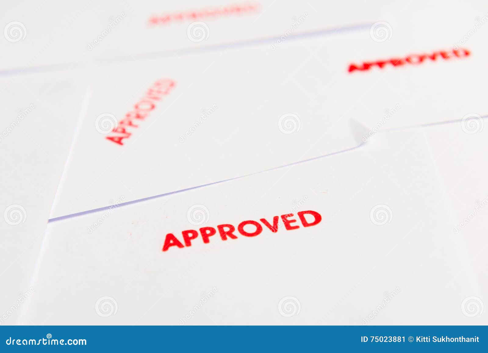 Approved Stamp on Document stock image. Image of approval - 75023881