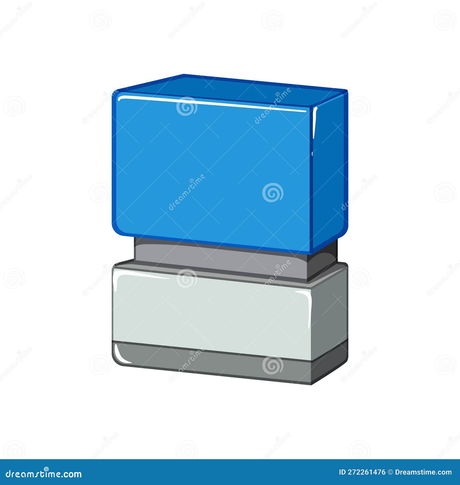 Approved Stamp Handle Cartoon Vector Illustration Stock Vector ...