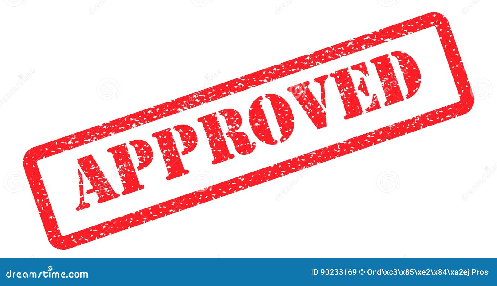 Stamp Approved With Green And Red Text Cartoon Vector | CartoonDealer ...