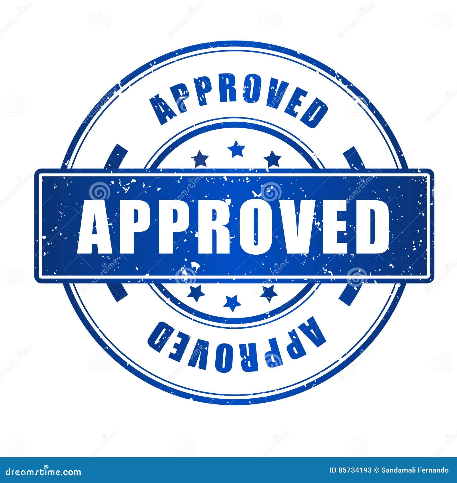 Approved stamp stock illustration. Illustration of emblem - 85734193