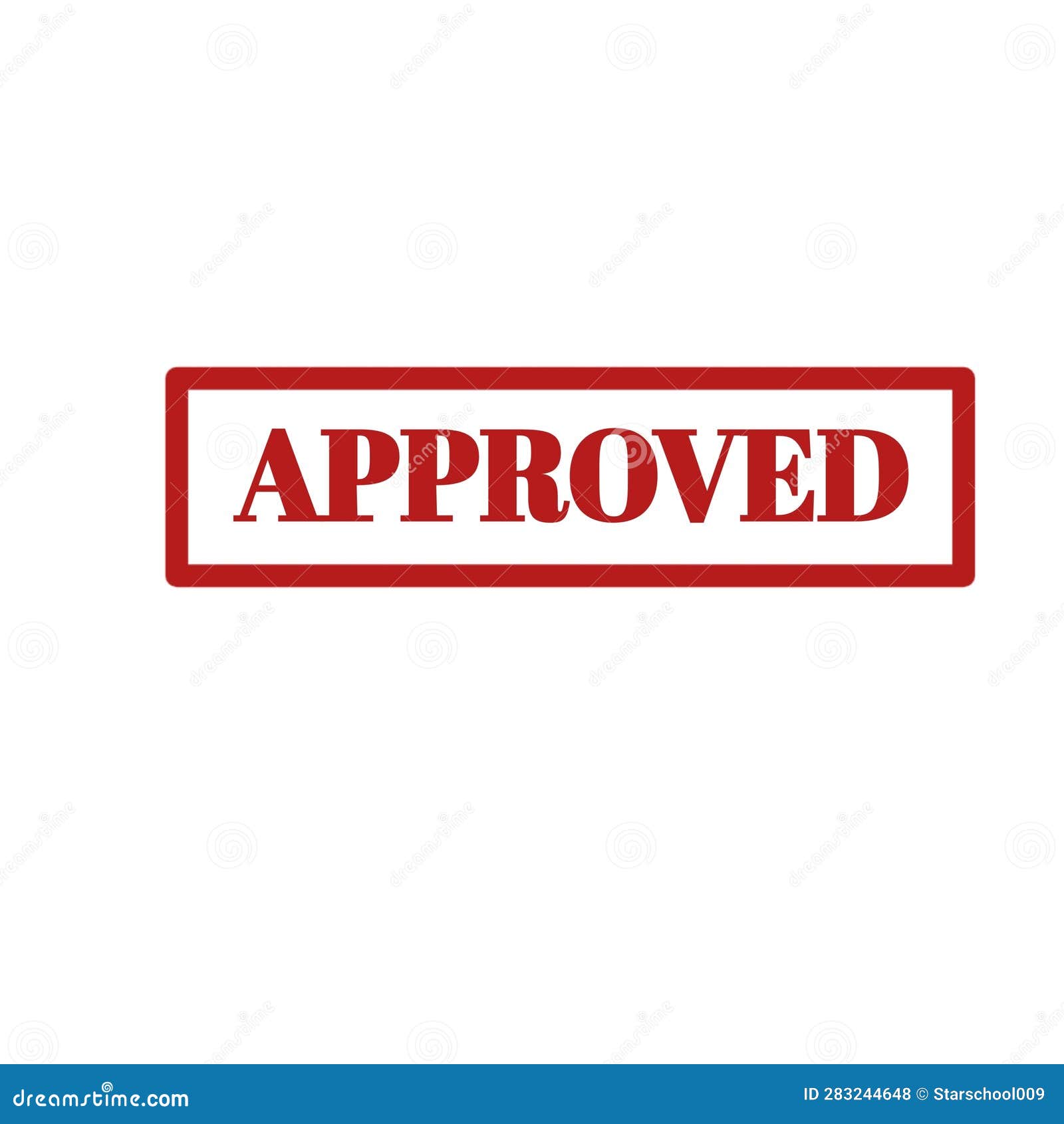 APPROVED STAMP with TEXT SIGN Stock Illustration - Illustration of ...