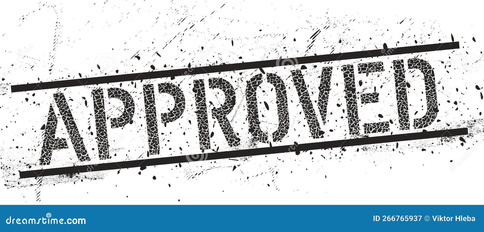 Approved Stamp Vector stock vector. Illustration of rubber - 266765937