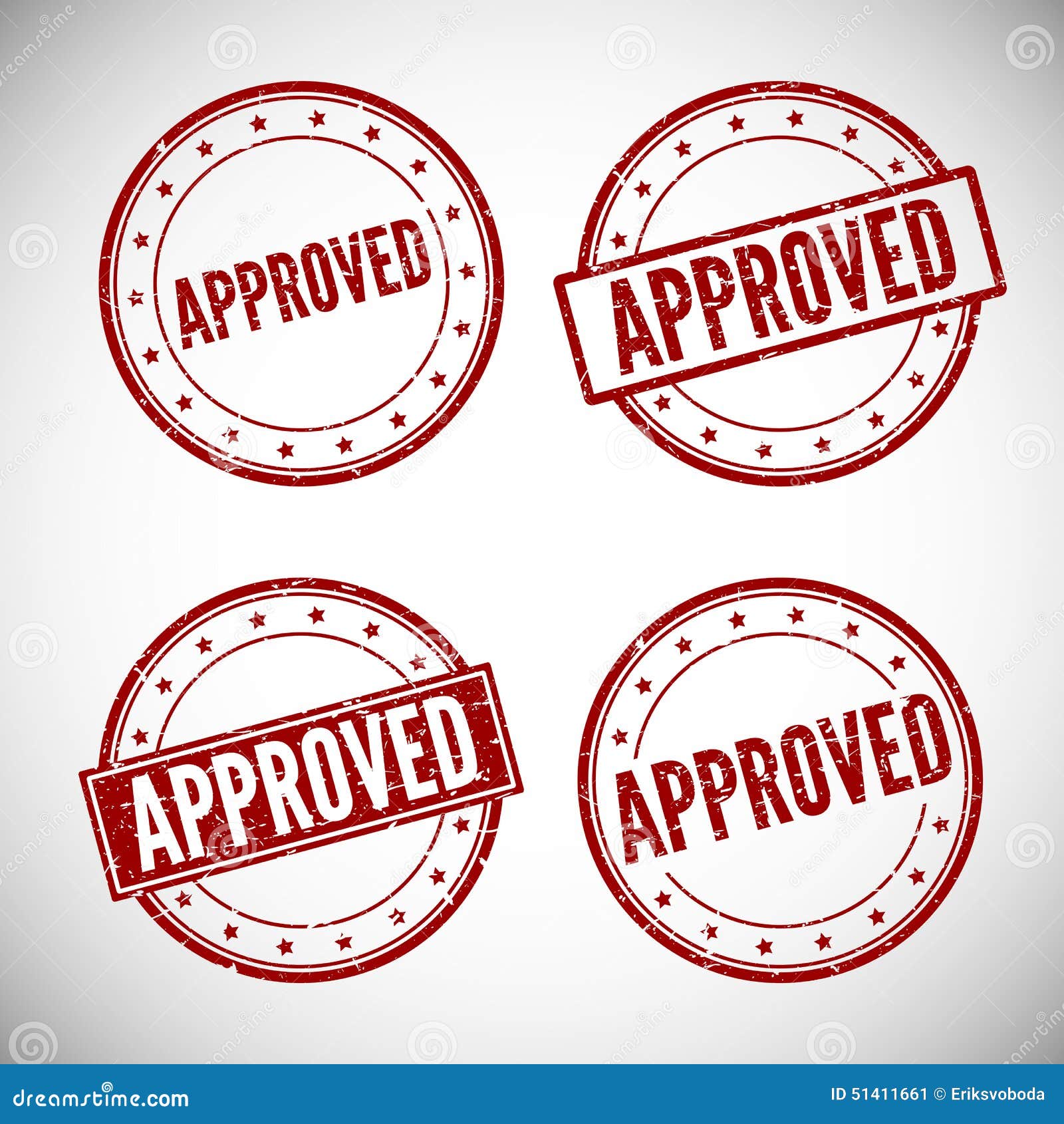 Approval Stamp Vector