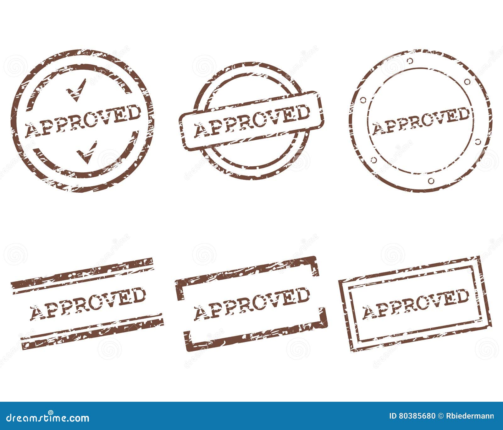 Approved stamps stock vector. Illustration of stamp, mark - 80385680