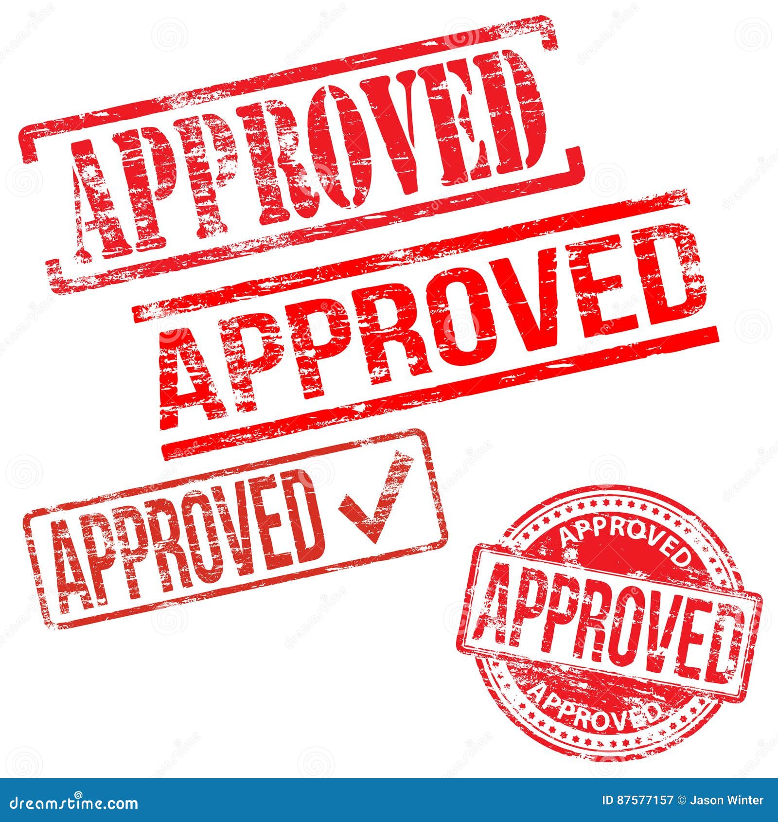 Approved Stamps stock vector. Illustration of guarantee - 87577157