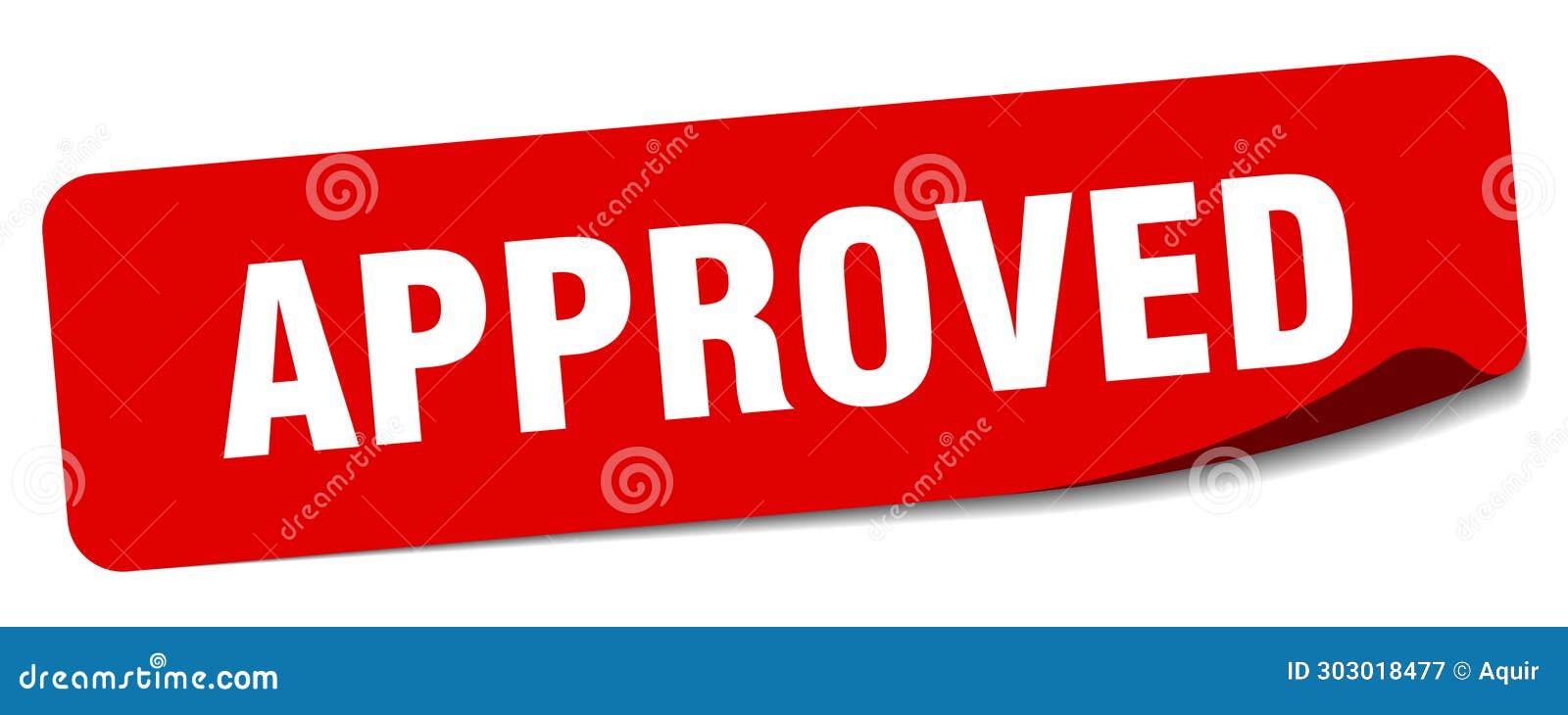 Approved Sticker. Approved Label Stock Vector - Illustration of ...