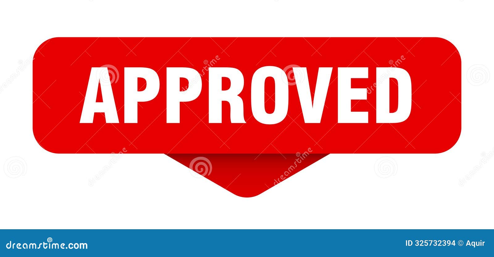 Approved Sticker. Approved Sign on Transparent Background Stock Vector ...