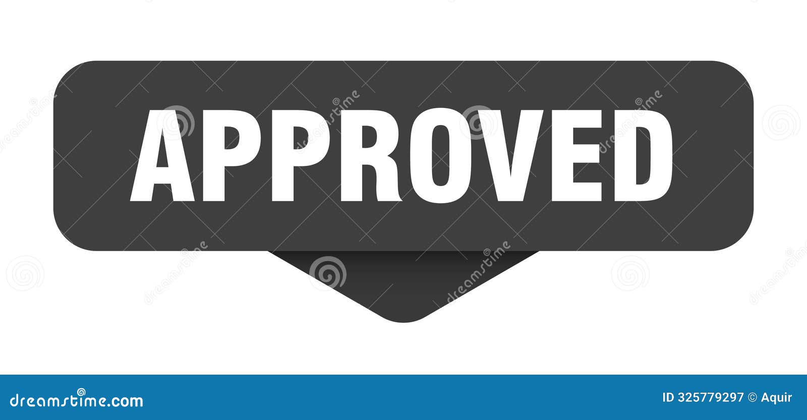 Approved Sticker. Approved Sign on Transparent Background Stock Vector ...