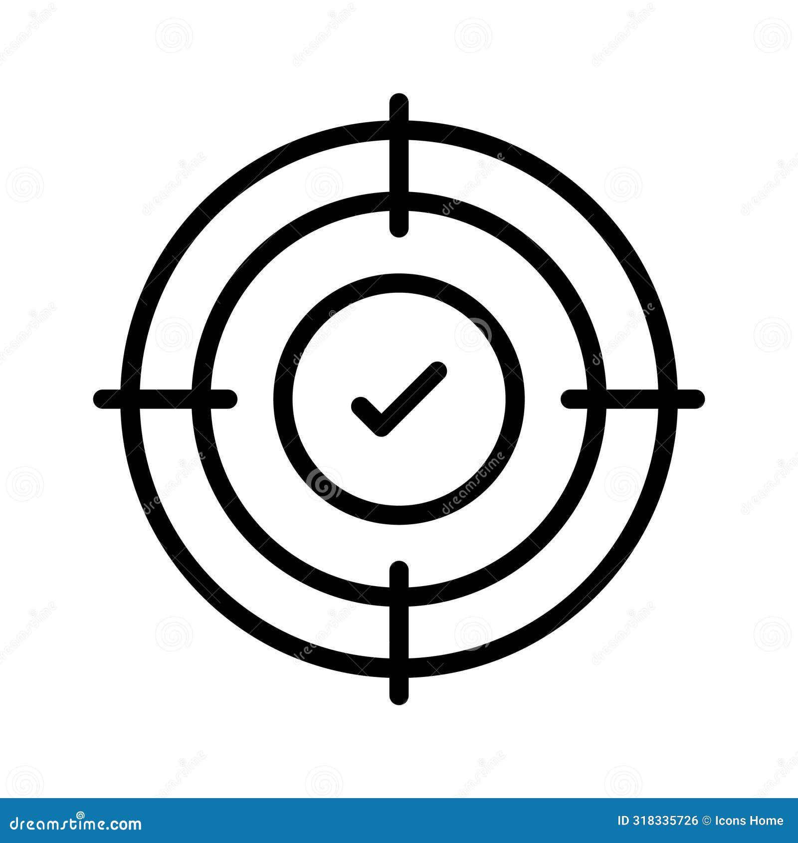 Approved Target Vector Design, Ready for Premium Use Stock Vector ...