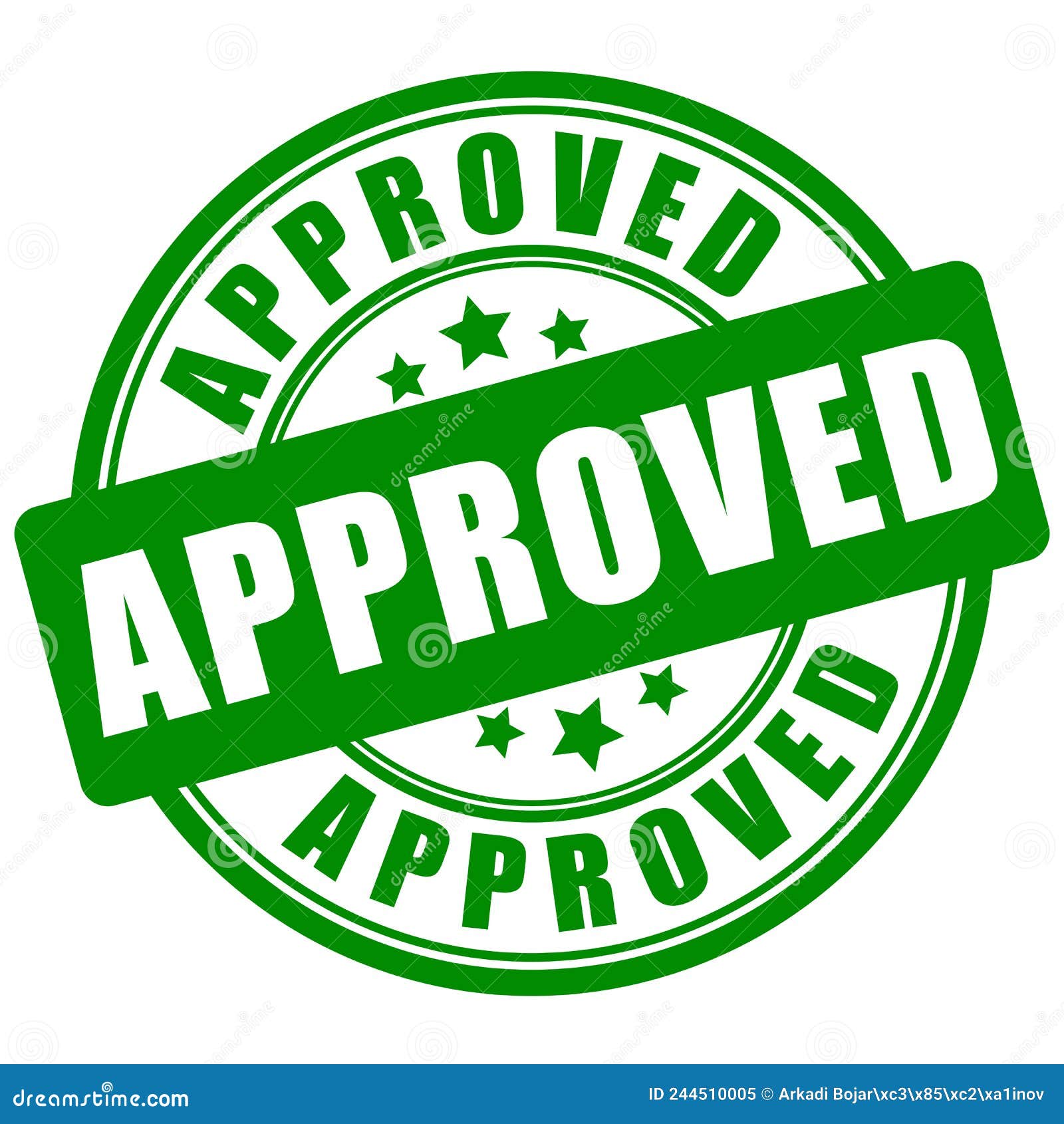 Kid Approved Vector Stamp | CartoonDealer.com #97188920