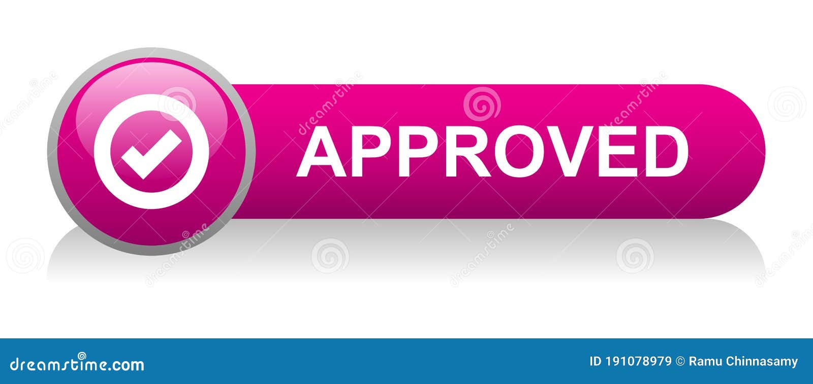 Approved web button stock illustration. Illustration of accepted ...