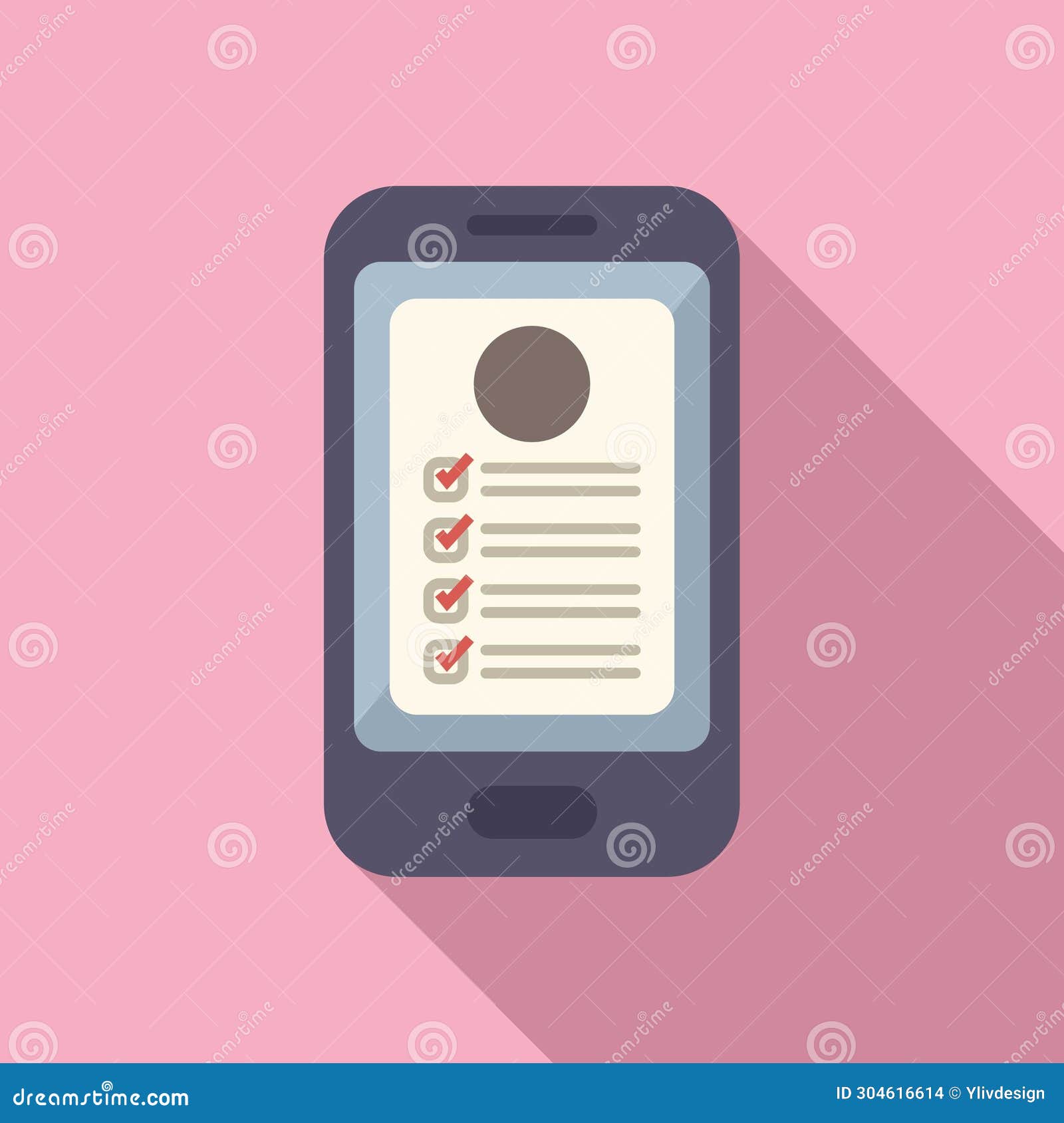 Approved Work Look Icon Flat Vector. Apply Idea Stock Vector ...