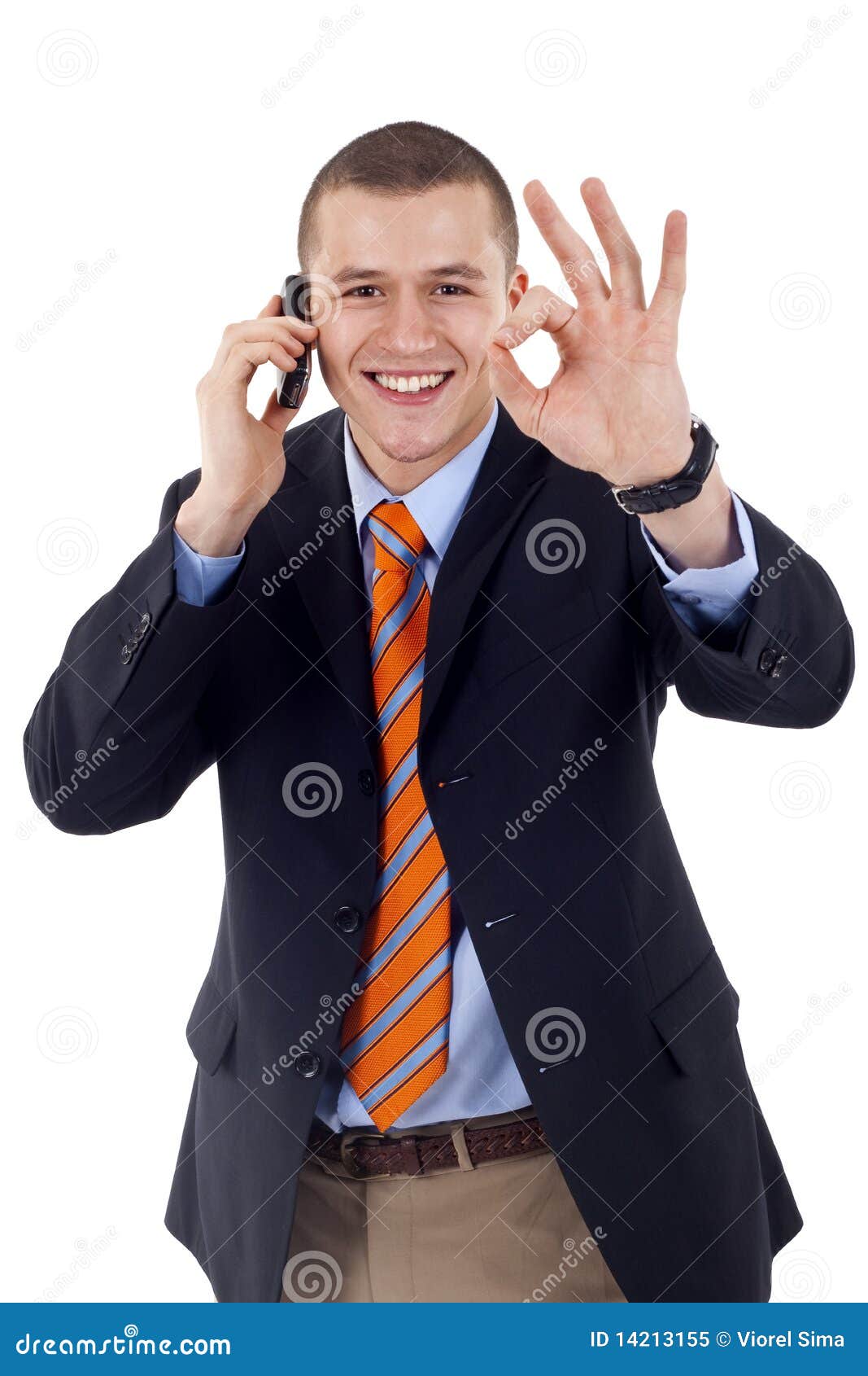 Approving stock image. Image of color, face, mobilephone - 14213155