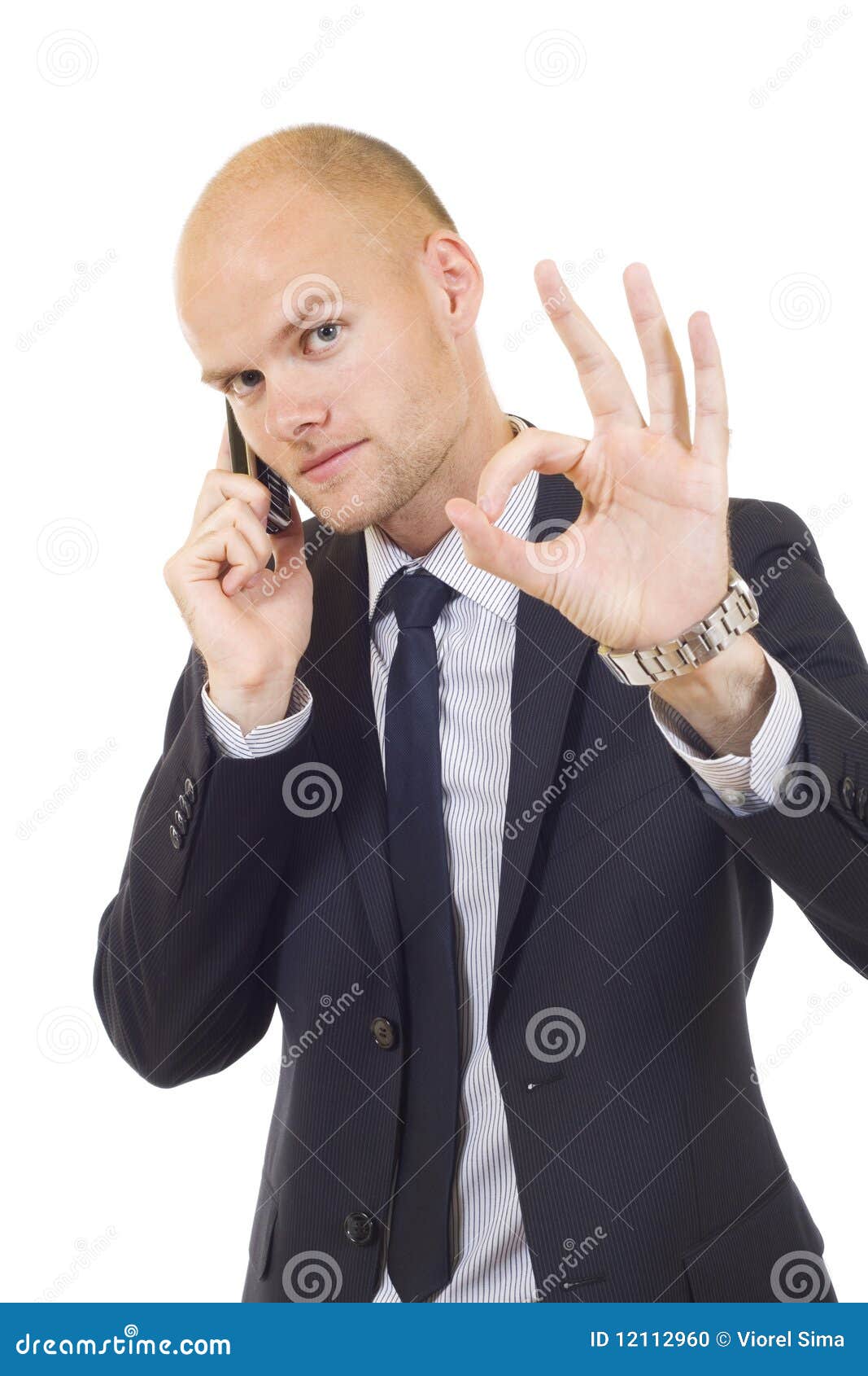 Approving the good news stock photo. Image of notebook - 12112960