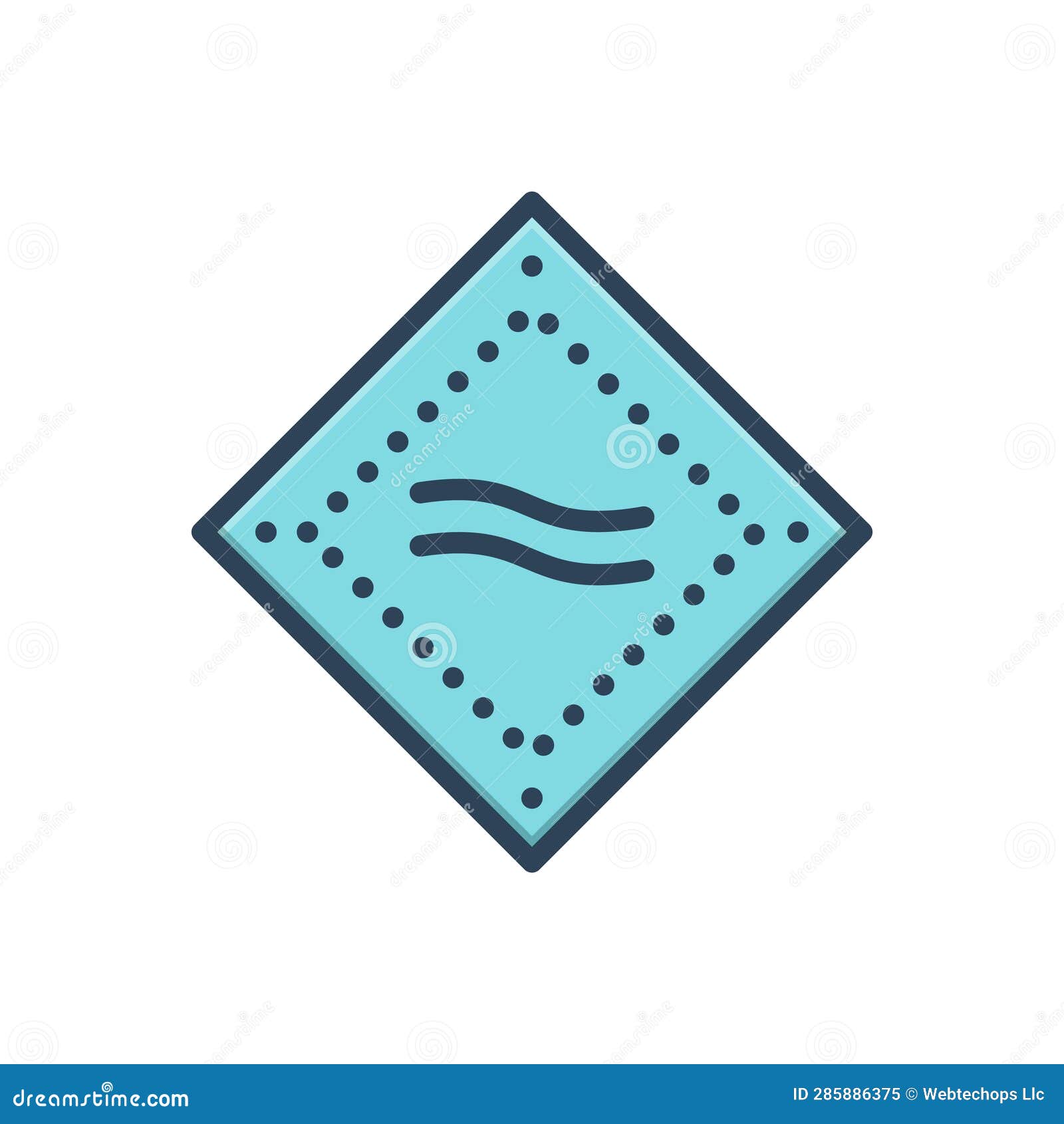 Color Illustration Icon for Approximate, Approximately and Equal Stock ...