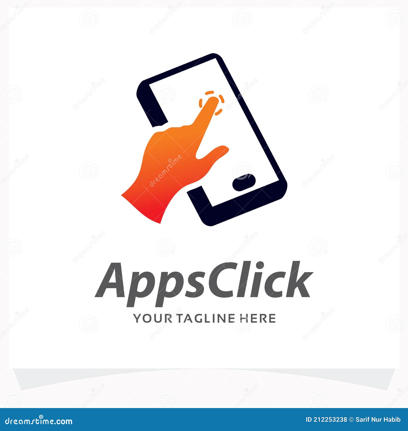 Apps Click Logo Design Template Stock Vector - Illustration of choice ...