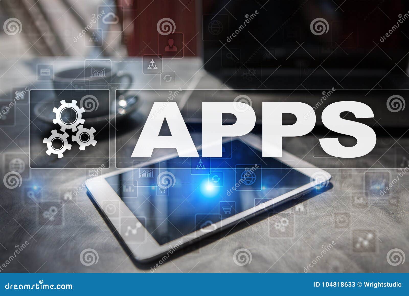 Apps Development Concept. Business and Internet Technology Stock ...