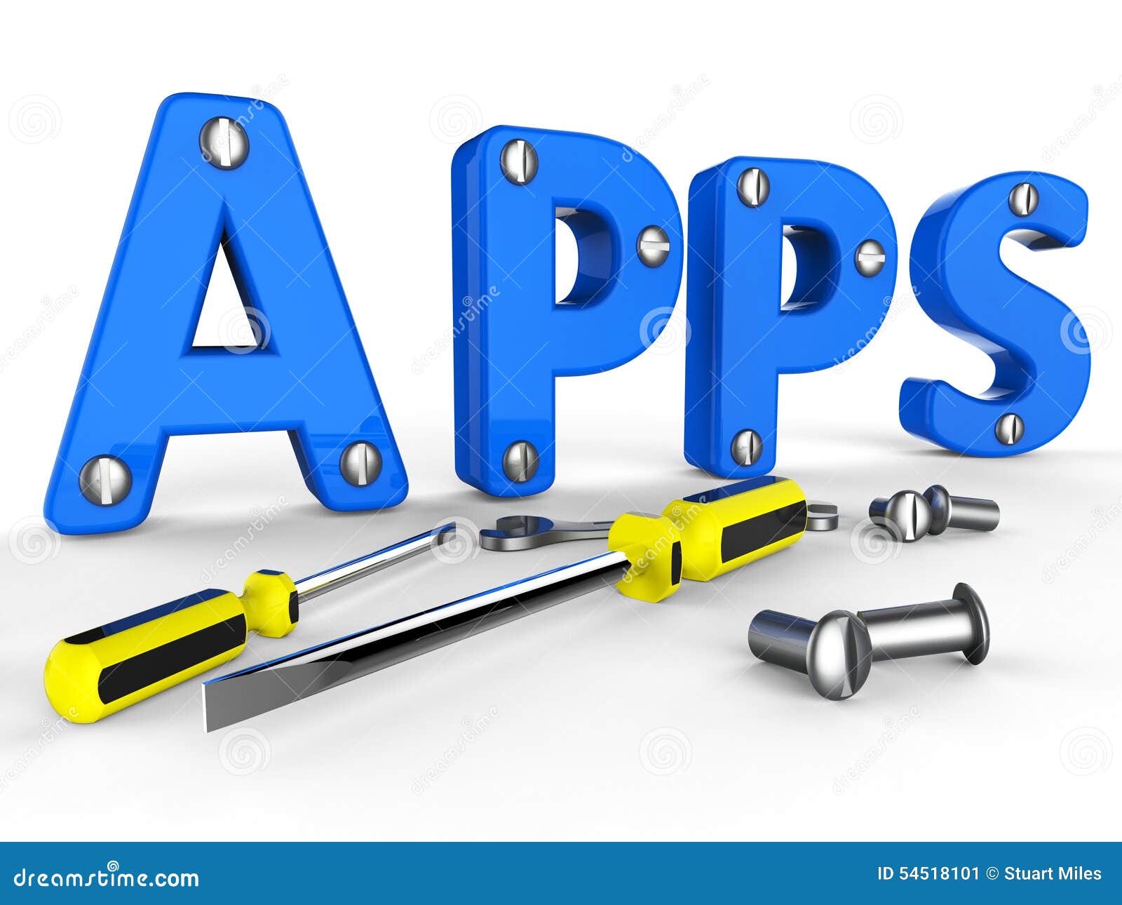 Apps Software Shows Programs Program and Internet Stock Illustration ...