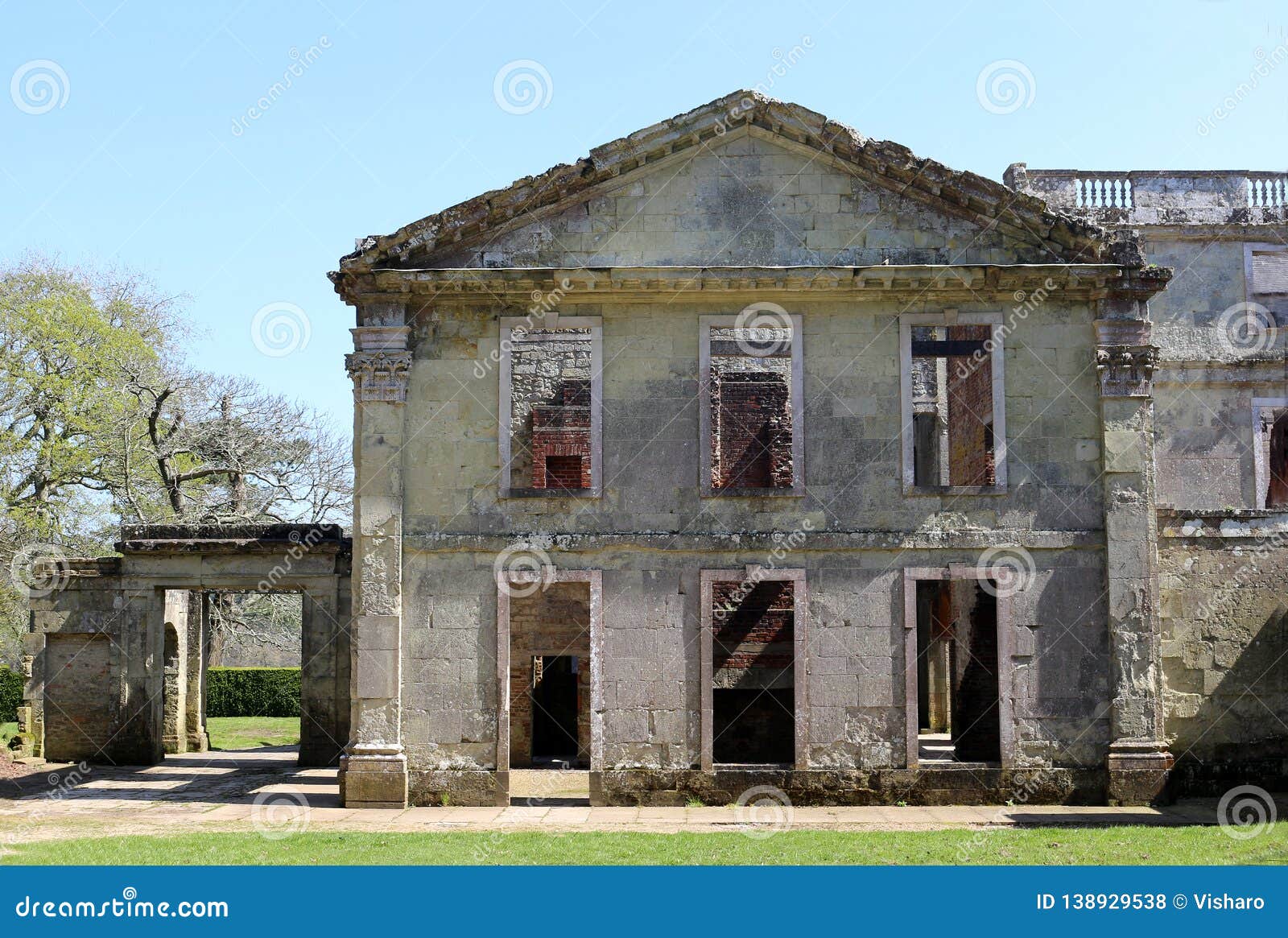 Appuldurcombe House stock photo. Image of tourism, britain - 138929538