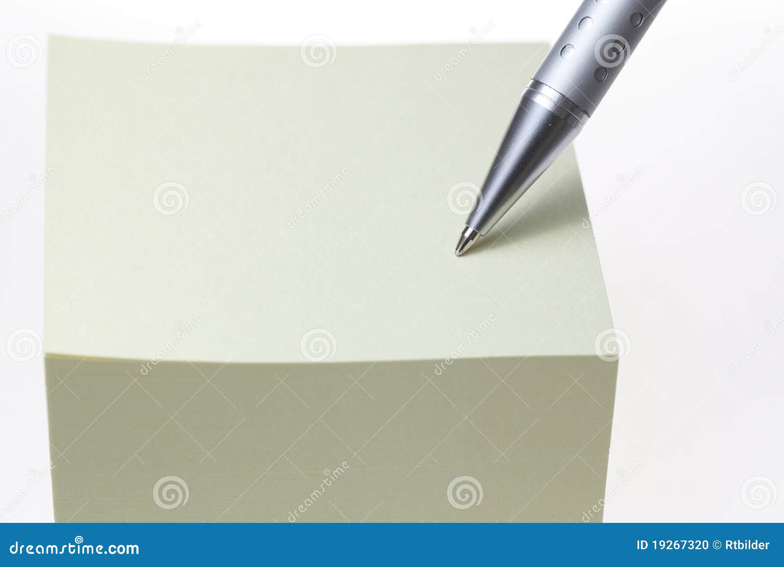 Appunto fotografia stock. Immagine di informazione, autoadesivo - 19267320