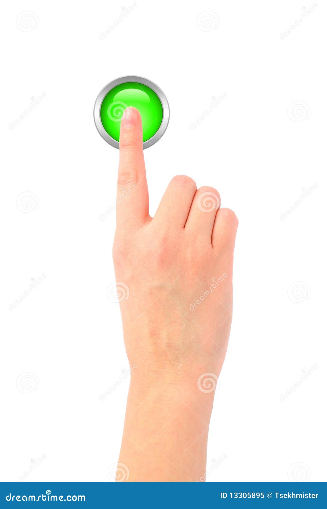 Appuyer sur des boutons image stock. Image du symbole - 13305895