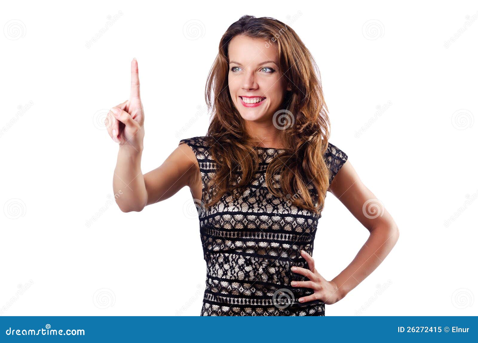 Appuyer Sur Le Bouton Virtuel Image stock - Image du professionnel ...
