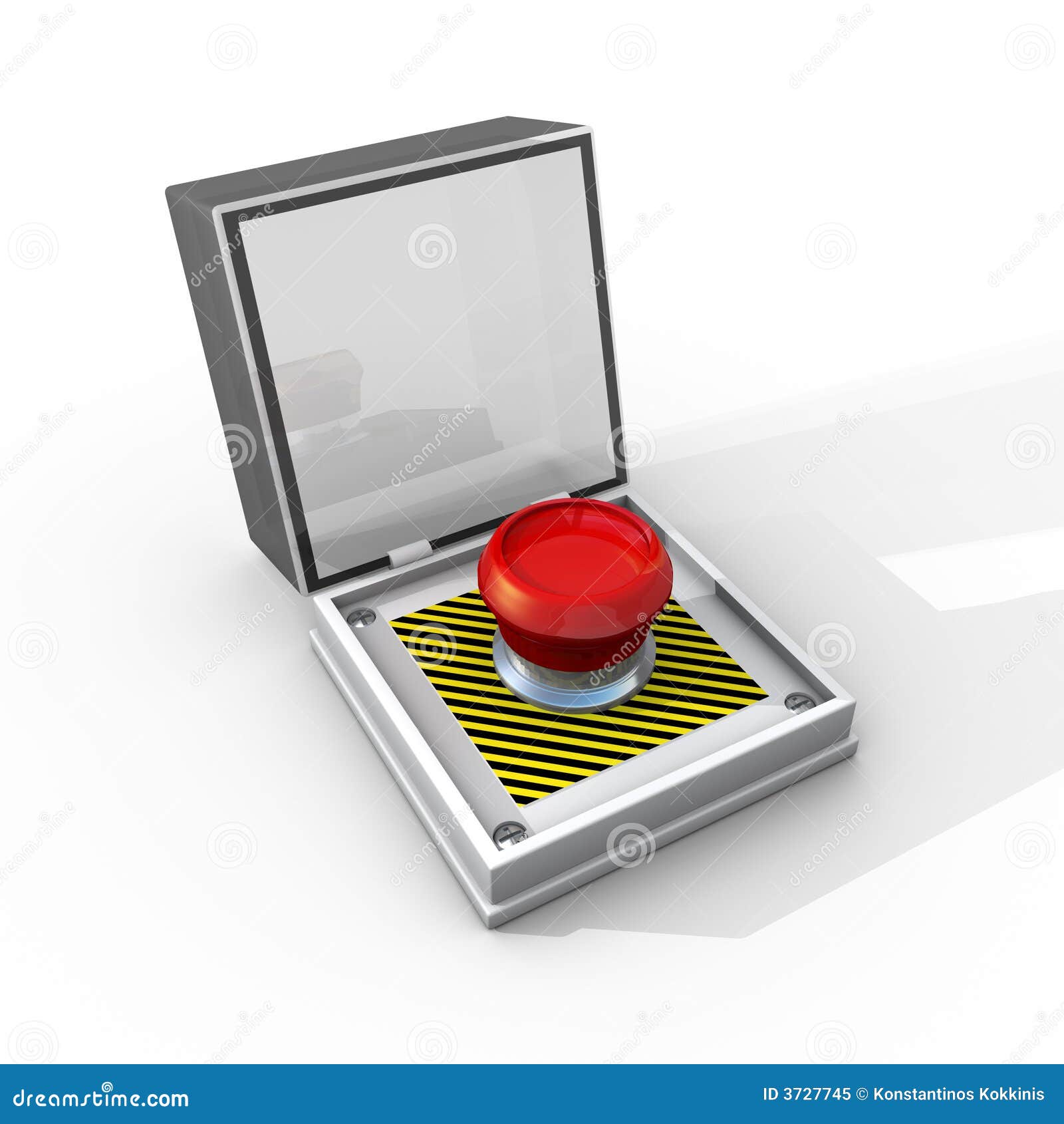 Appuyez sur ce bouton illustration stock. Illustration du cadre - 3727745