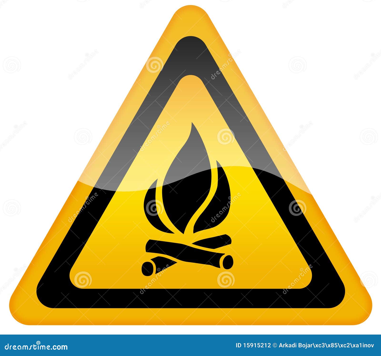 Apra il segno del fuoco illustrazione di stock. Illustrazione di ...