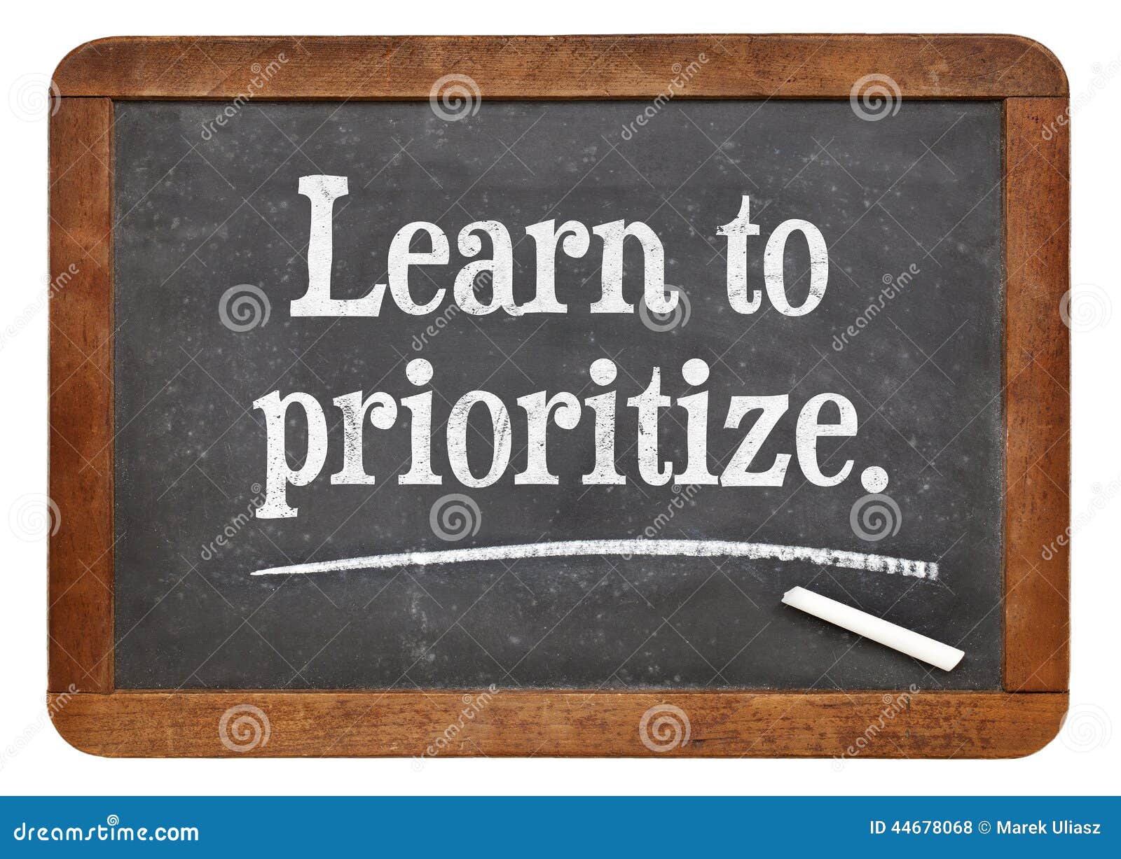 Aprenda dar prioridad foto de archivo. Imagen de concepto - 44678068