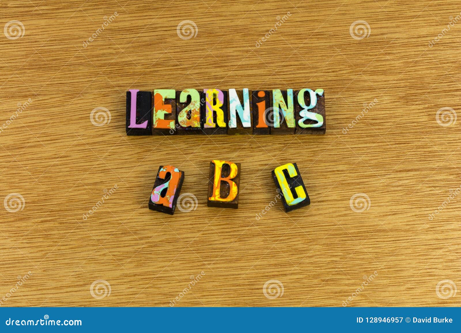 Aprenda Seu Alfabeto Dos Abcs Imagem de Stock - Imagem de palavras ...