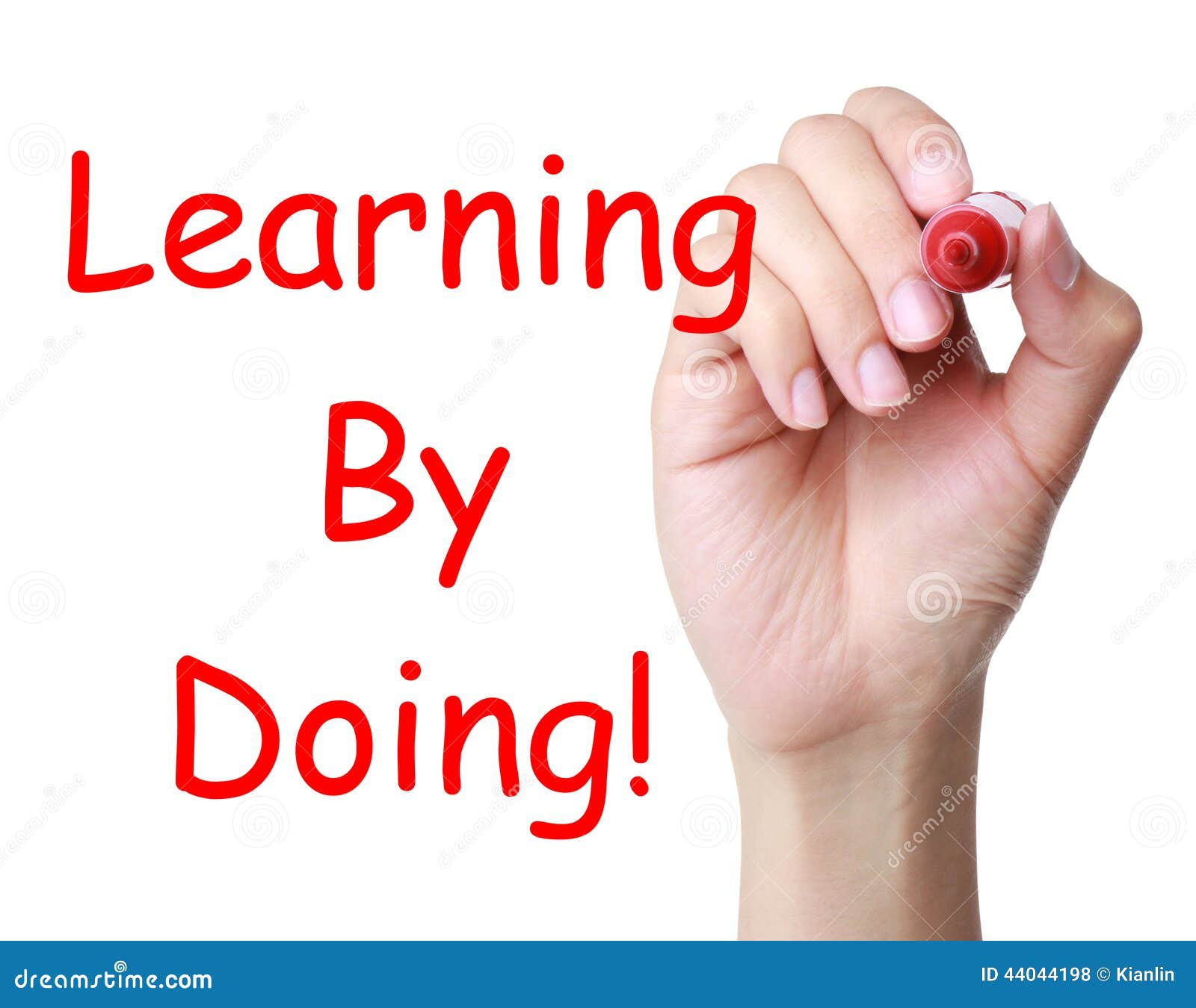 Aprendizagem fazendo foto de stock. Imagem de quadro - 44044198