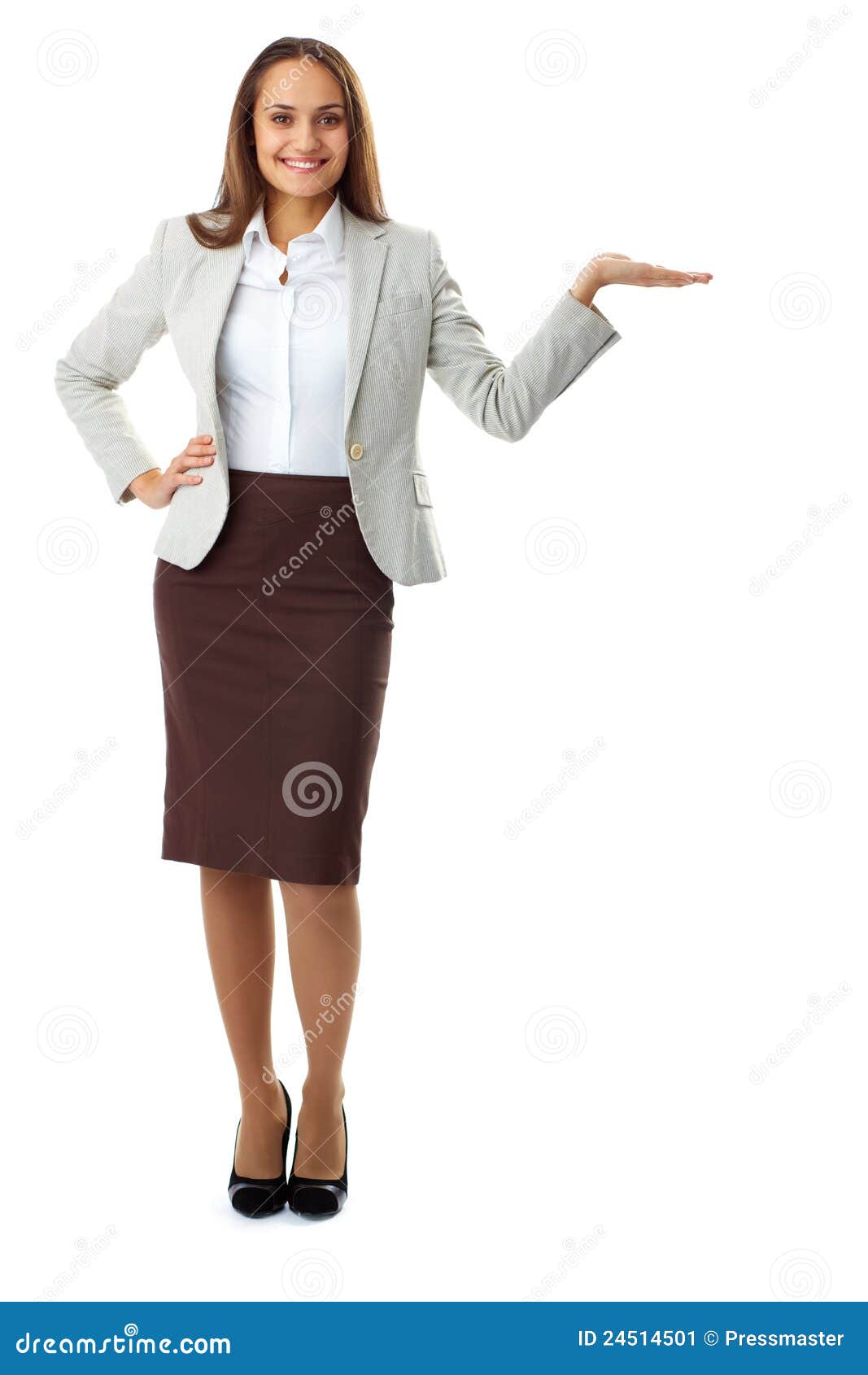 Apresentando algo imagem de stock. Imagem de charme, retrato - 24514501