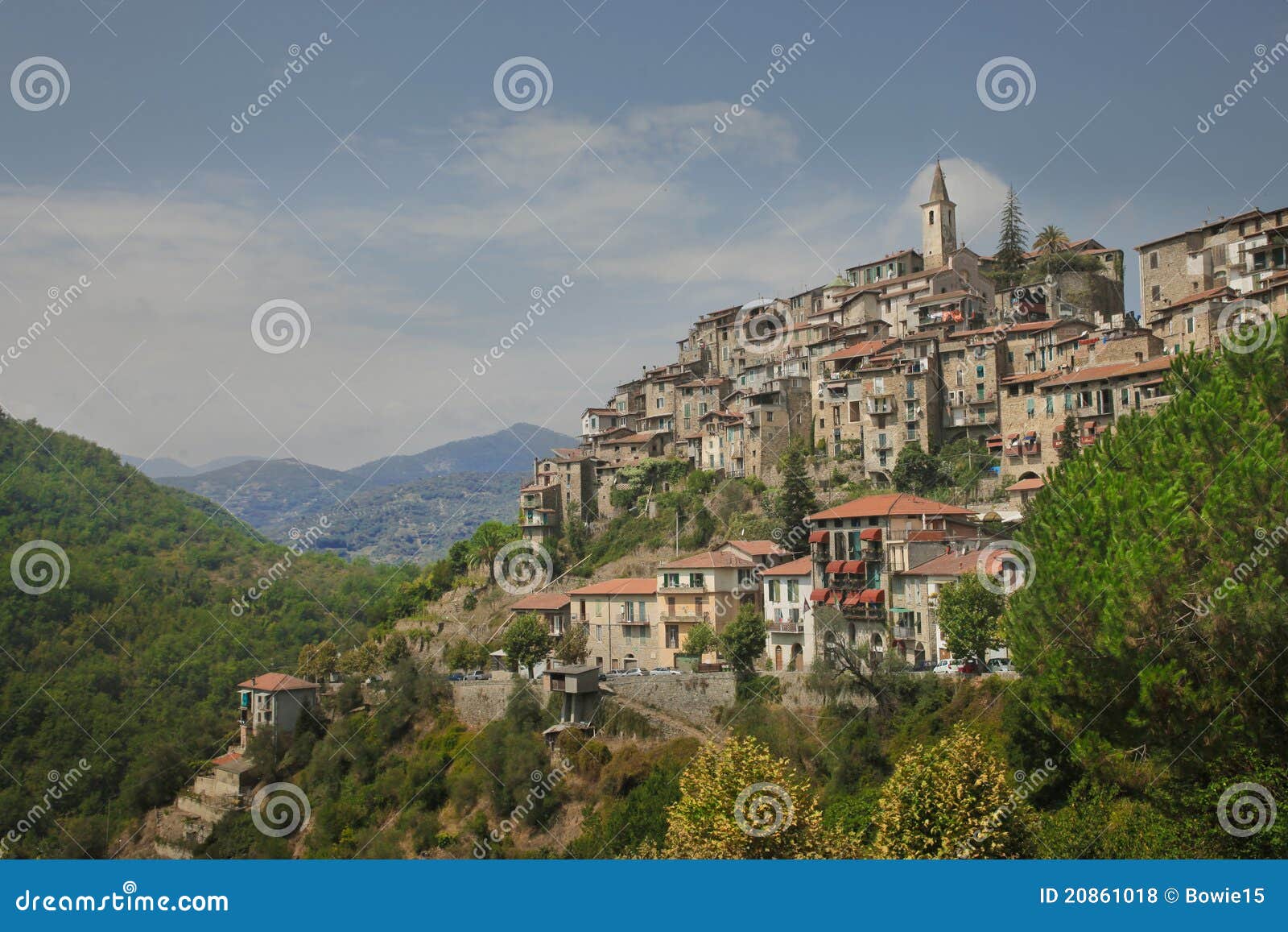 Apricale stock photo. Image of apricale, italy, nature - 20861018