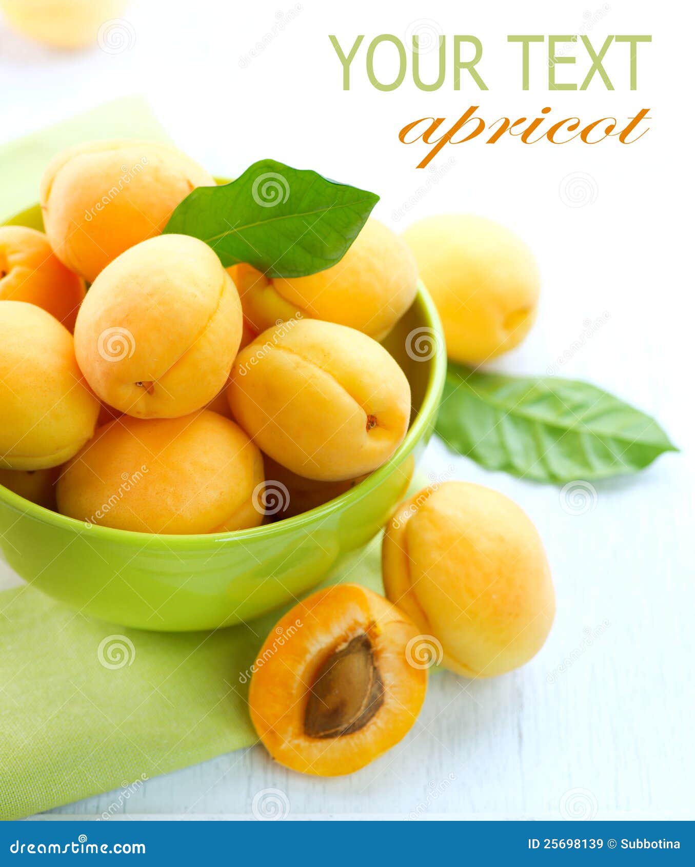 Apricot stock image. Image of eating, kitchen, leaf, natural - 25698139